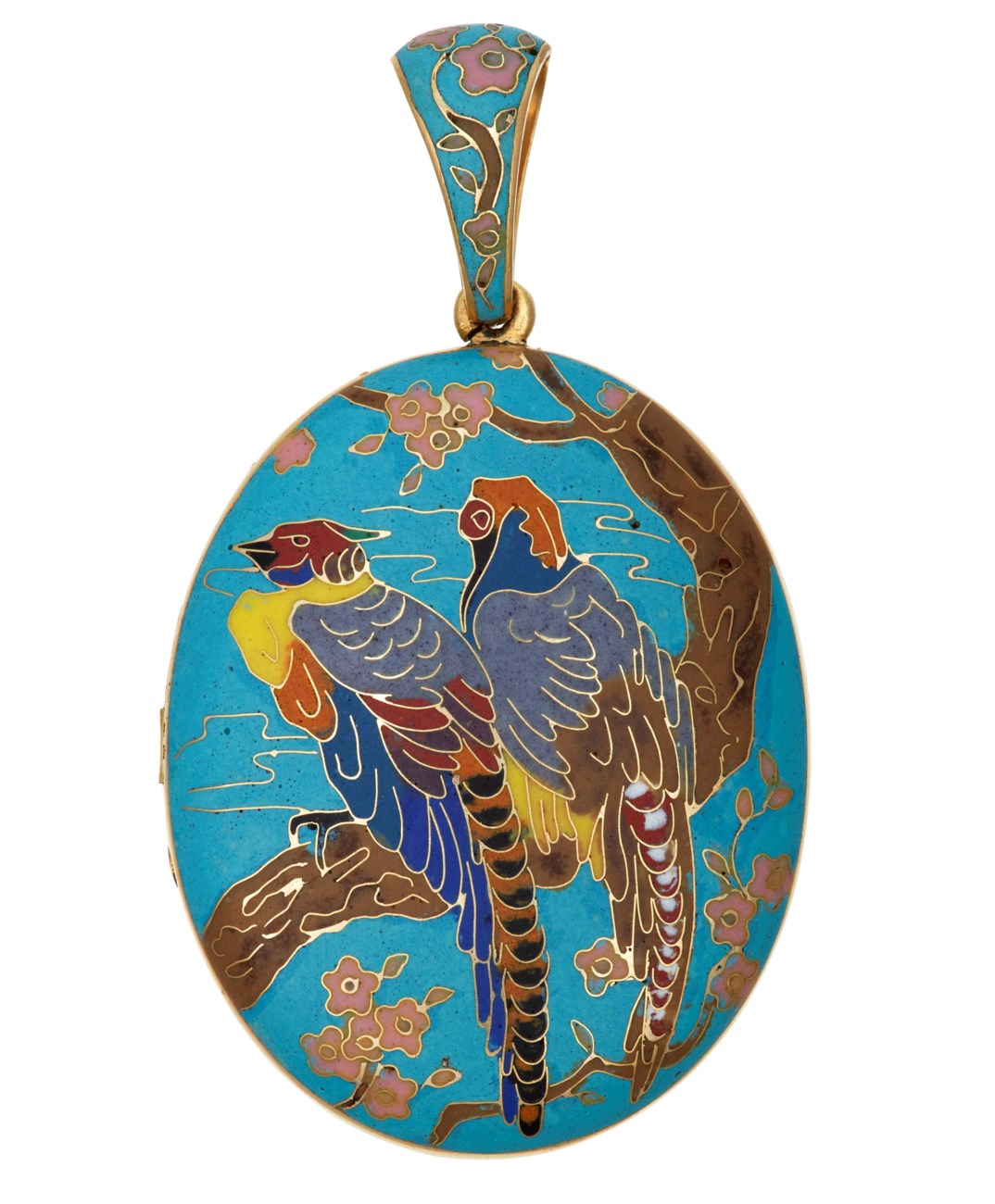 ALEXIS FALIZE ANTIQUE REVERSIBLE ENAMEL LOCKET | Christie's