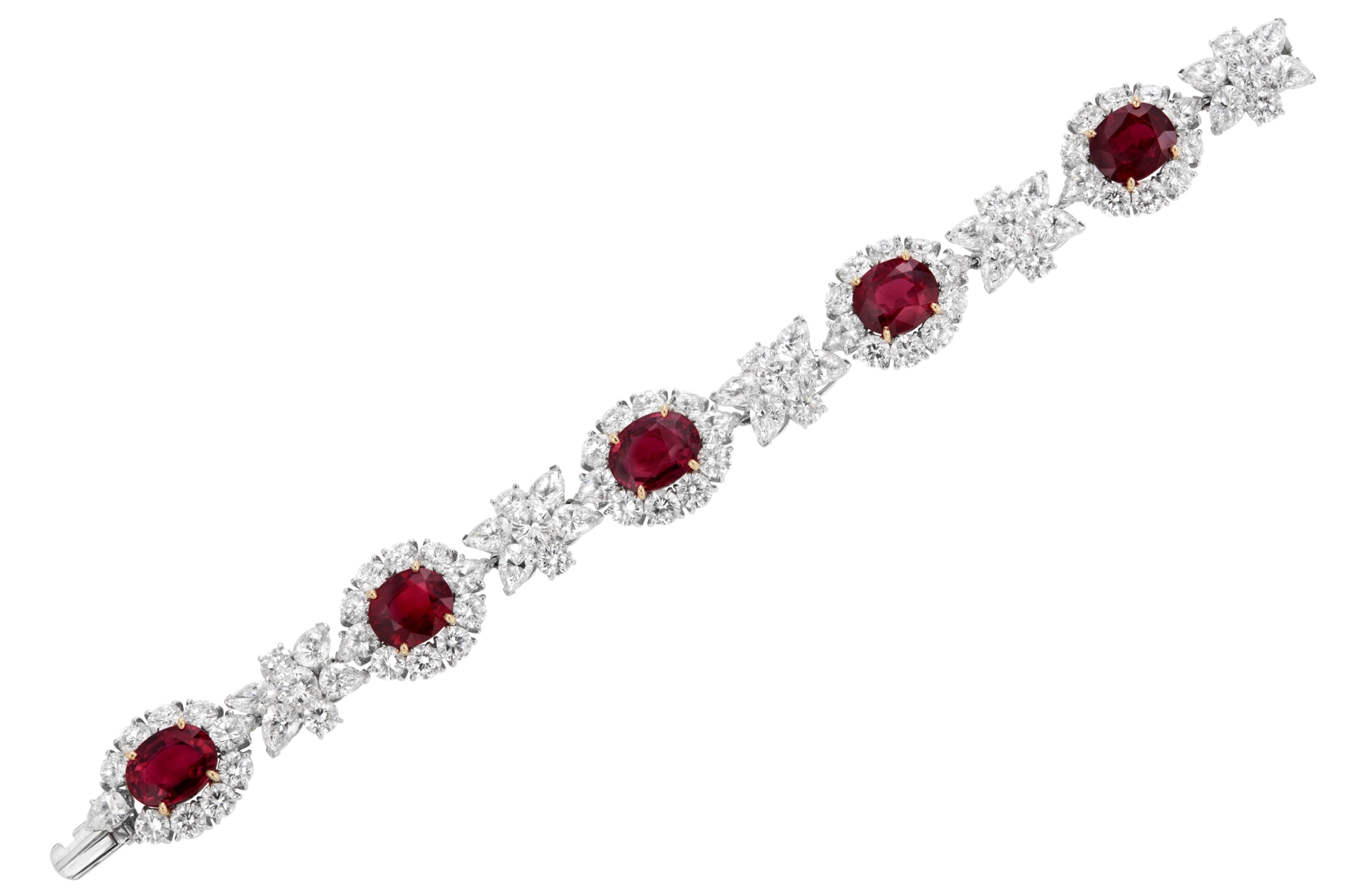 VAN CLEEF & ARPELS RUBY AND DIAMOND BRACELET | Christie's
