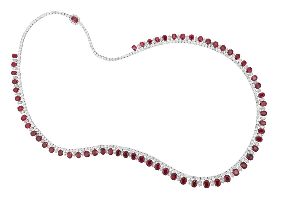 AN IMPORTANT GRAFF RUBY AND DIAMOND NECKLACE | Christie's