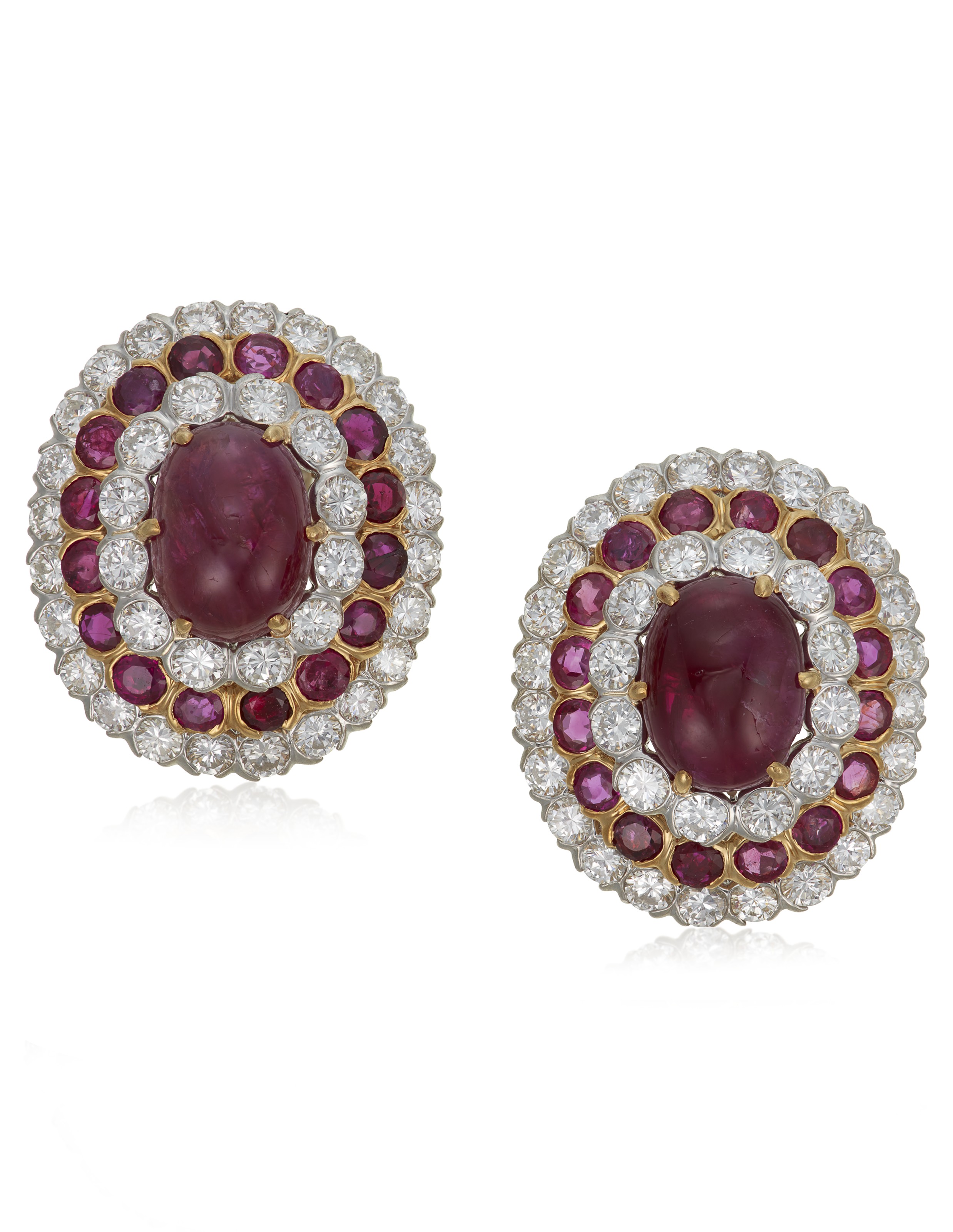 DAVID WEBB RUBY AND DIAMOND EARRINGS, | Christie’s