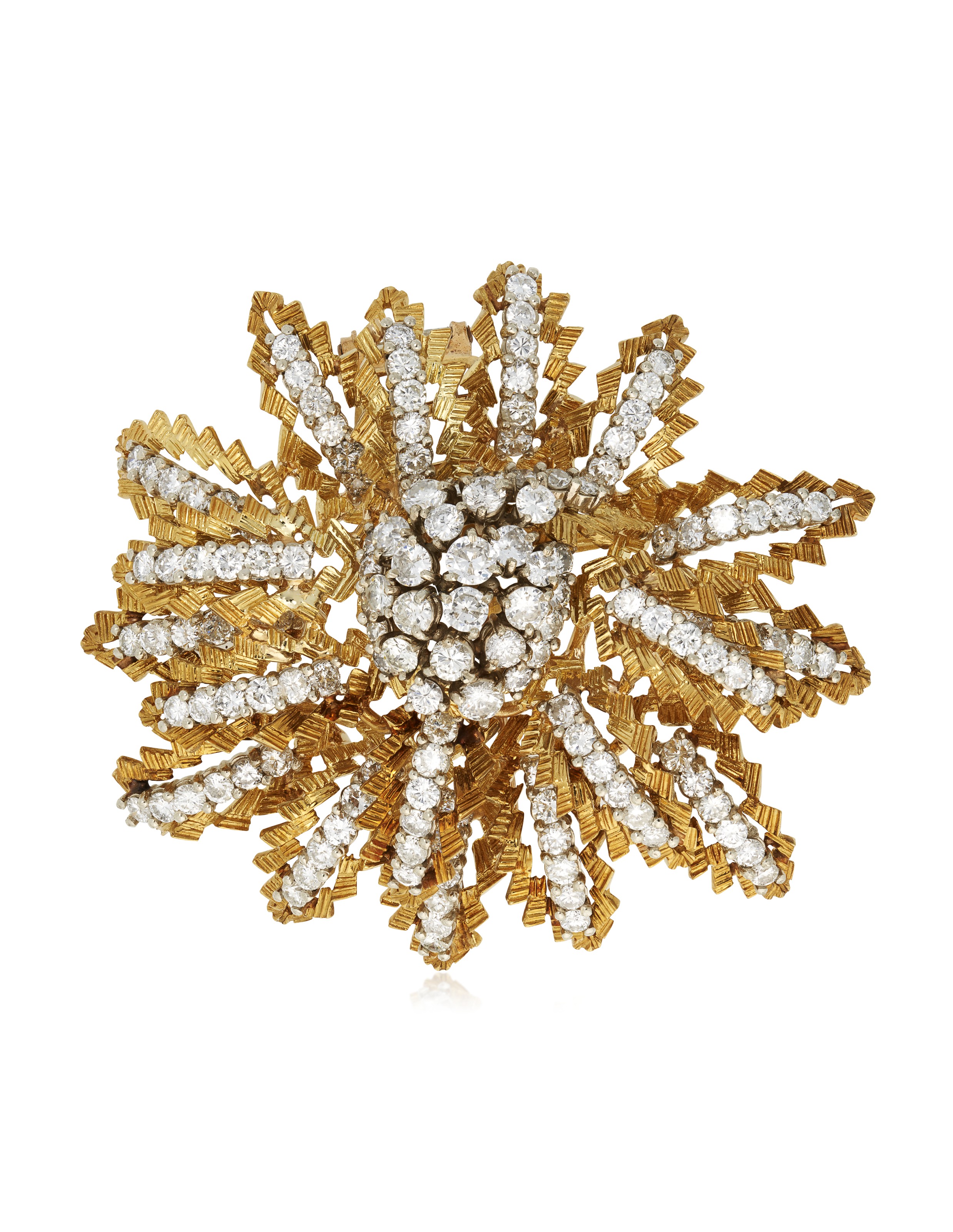 DIAMOND AND GOLD BROOCH, | Christie’s