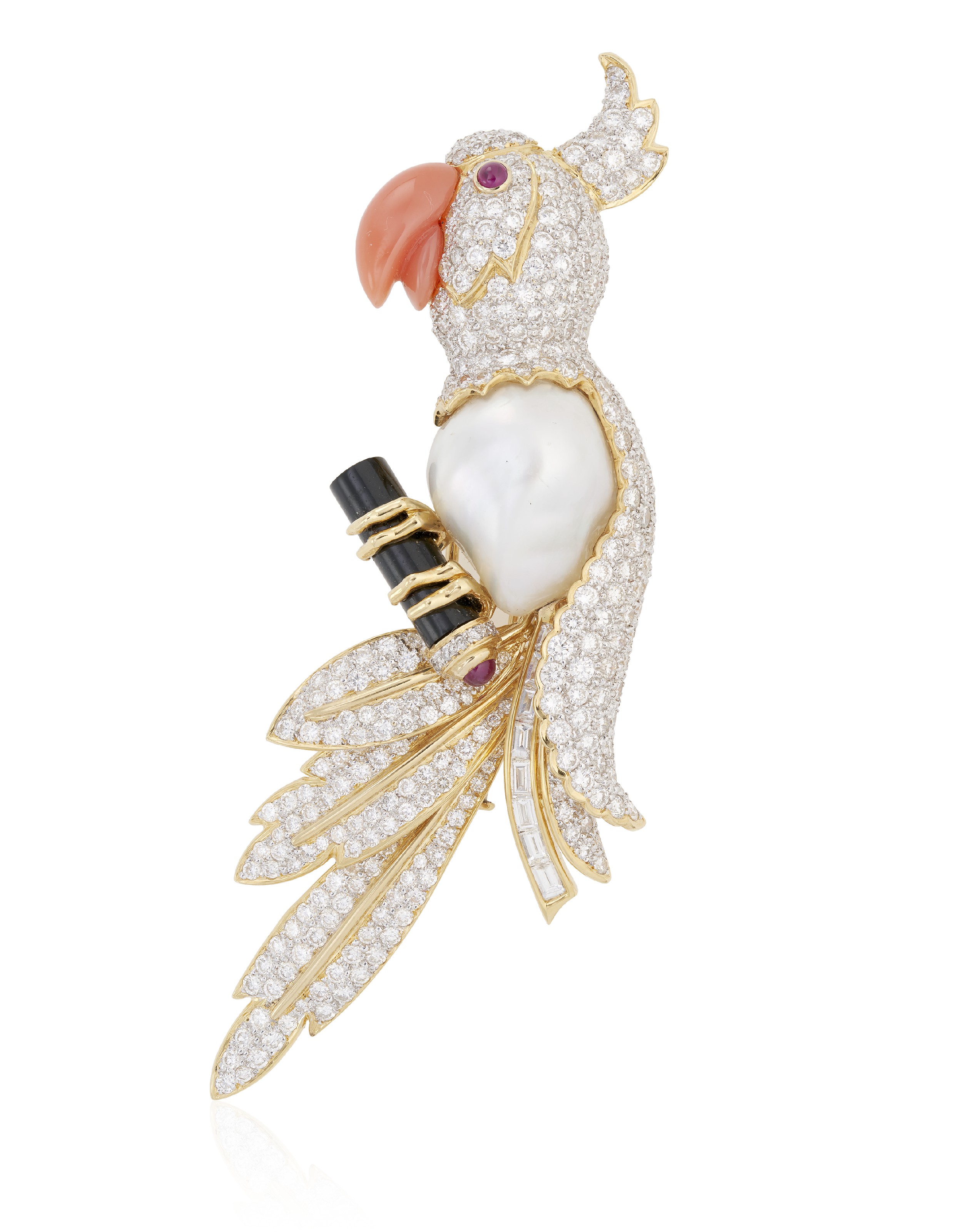 DIAMOND AND MULTI-GEM PARROT BROOCH, | Christie’s
