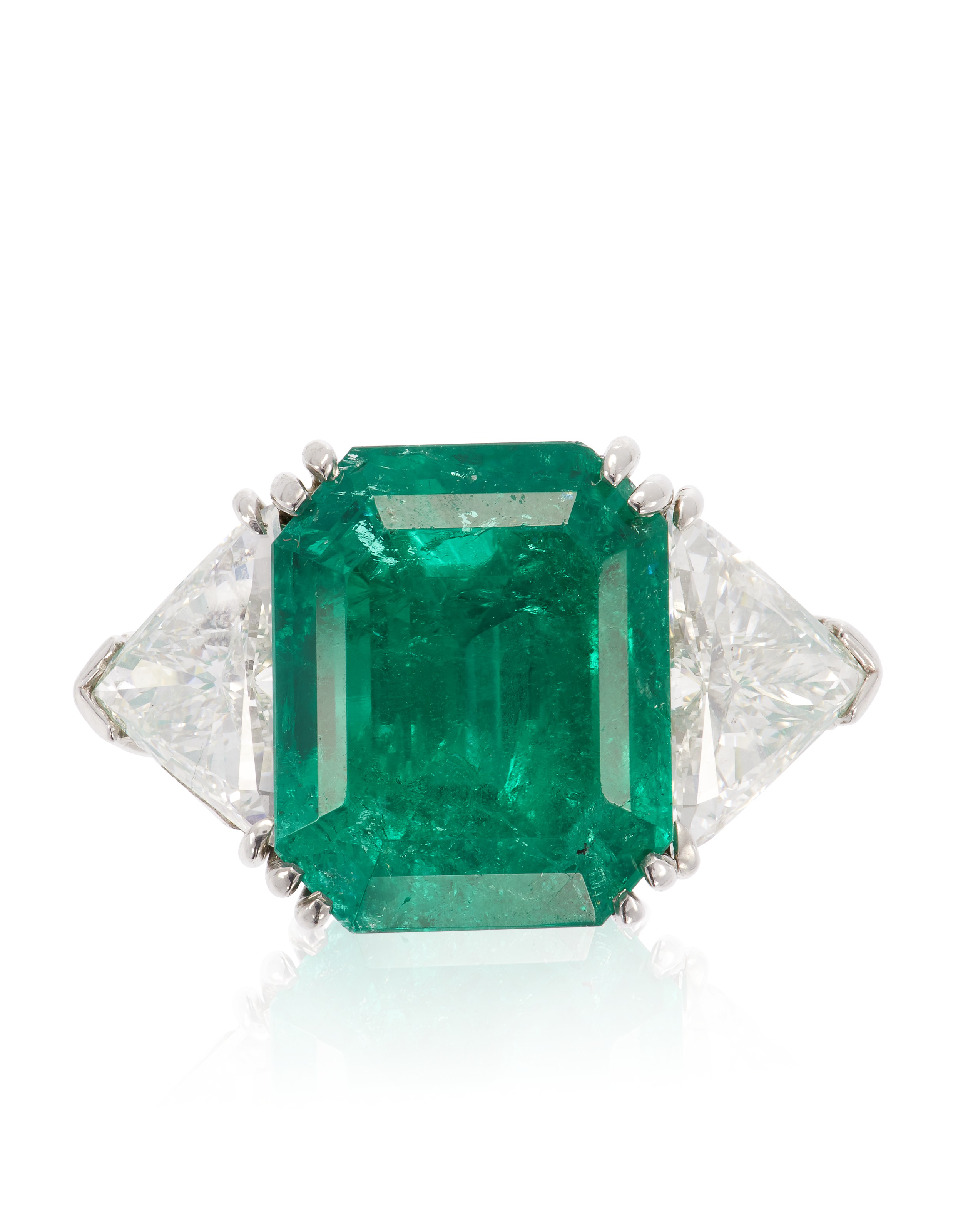 EMERALD AND DIAMOND RING WITH AGL REPORT, | Christie’s