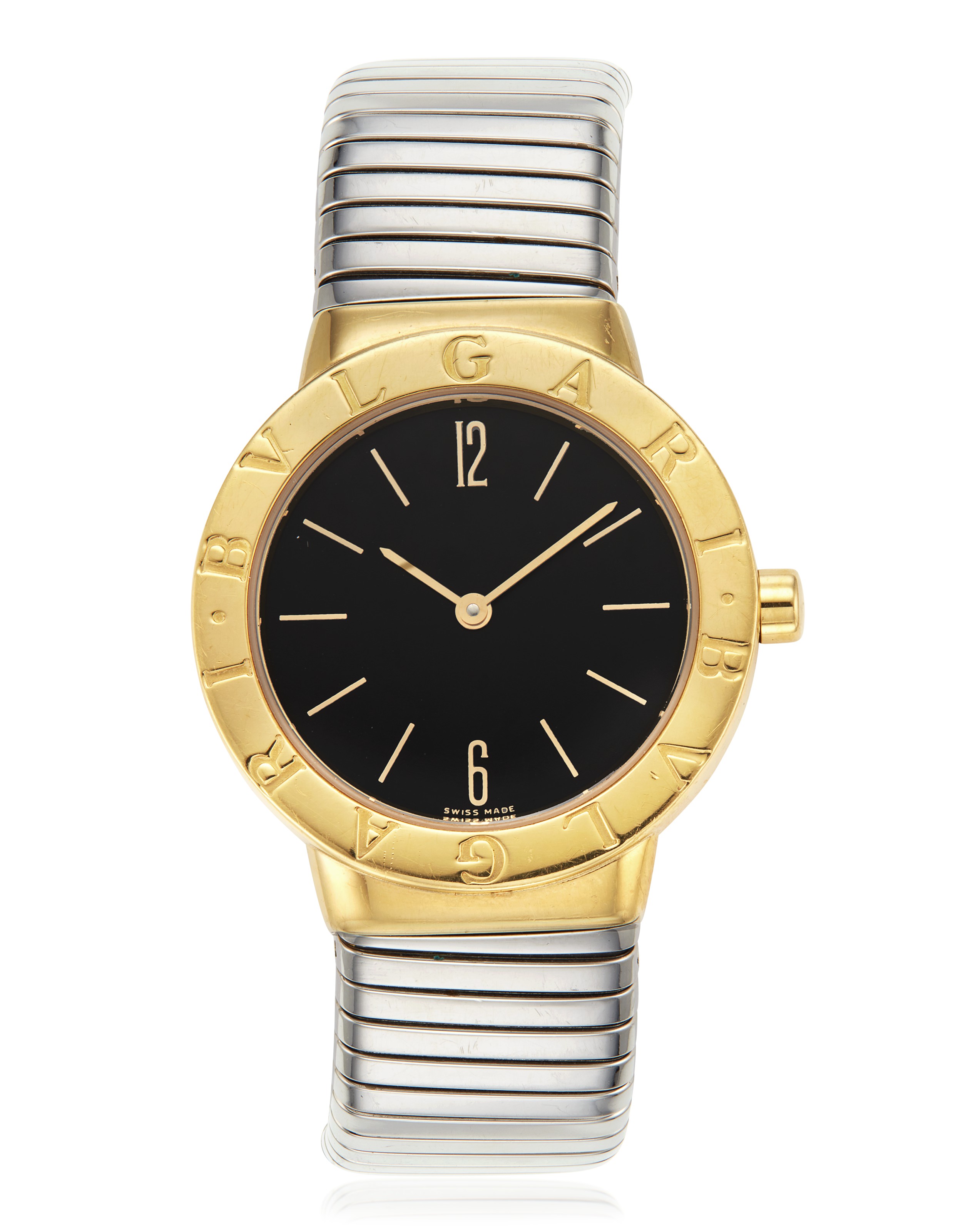 BULGARI GOLD AND STEEL WRISTWATCH, | Christie’s