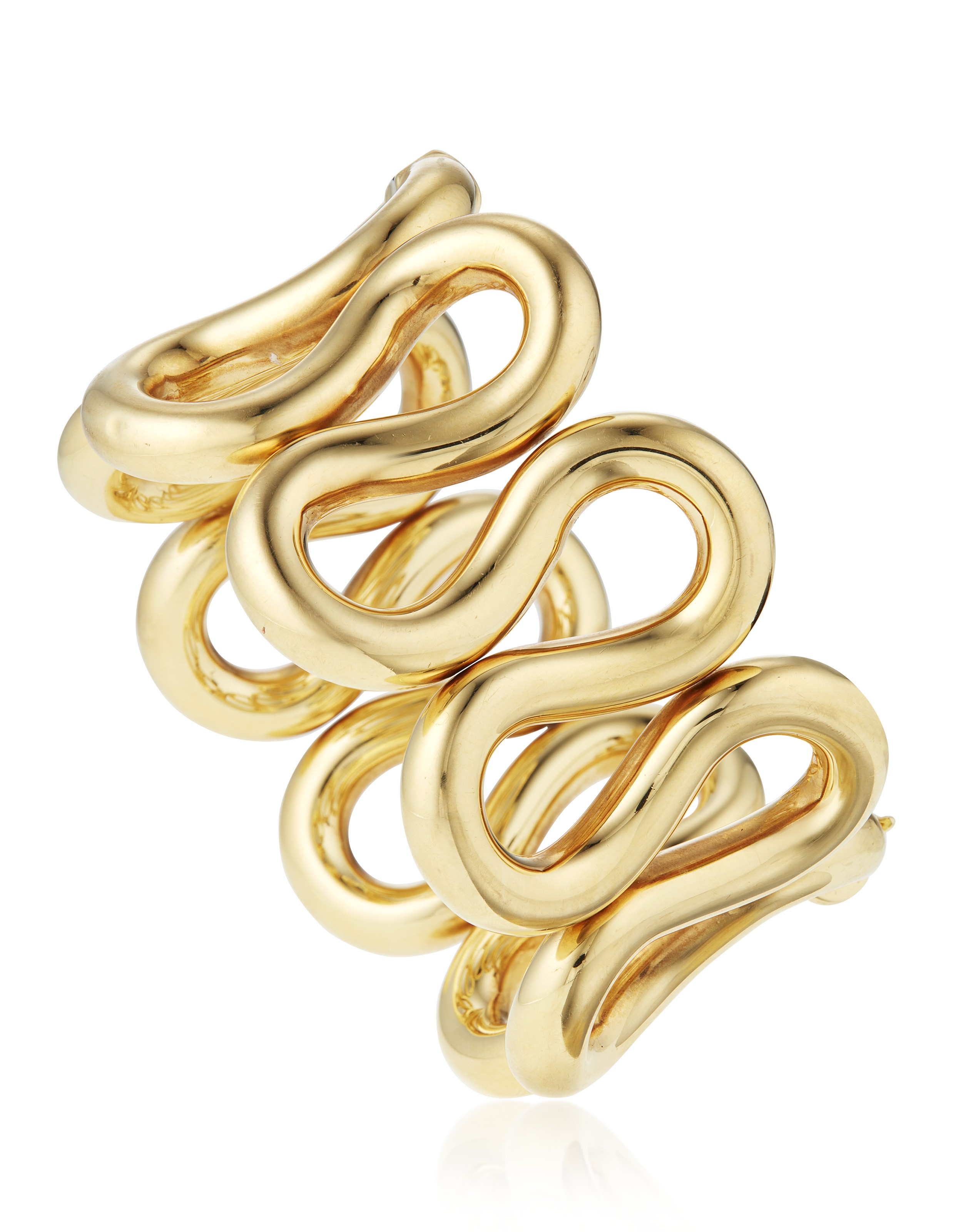 GOLD SWIRL BRACELET, | Christie’s