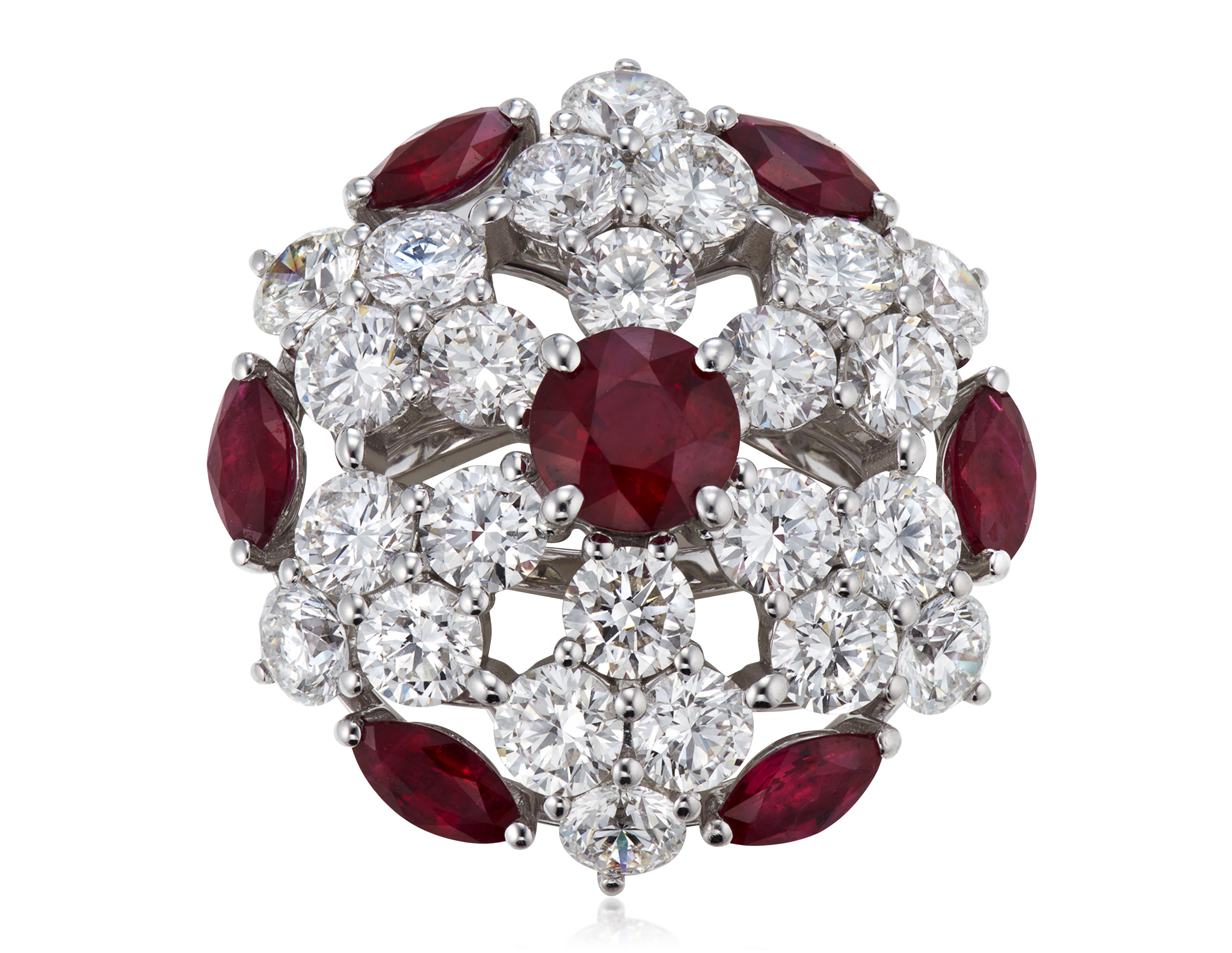 GRAFF DIAMOND AND RUBY 'SNOWFLAKE' RING, | Christie’s
