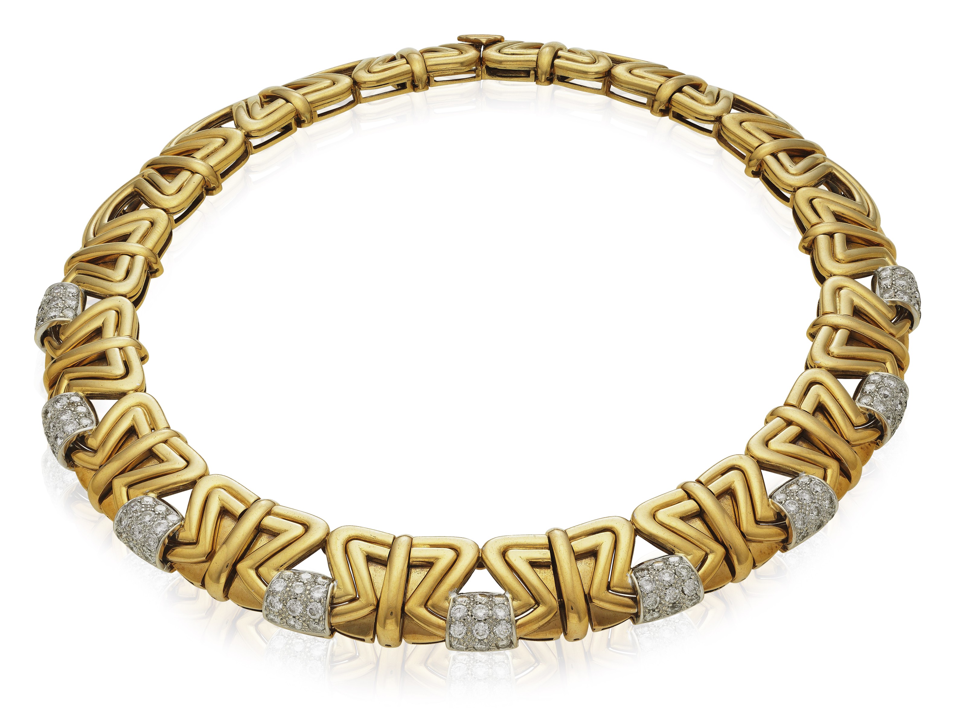 GOLD AND DIAMOND NECKLACE, | Christie’s