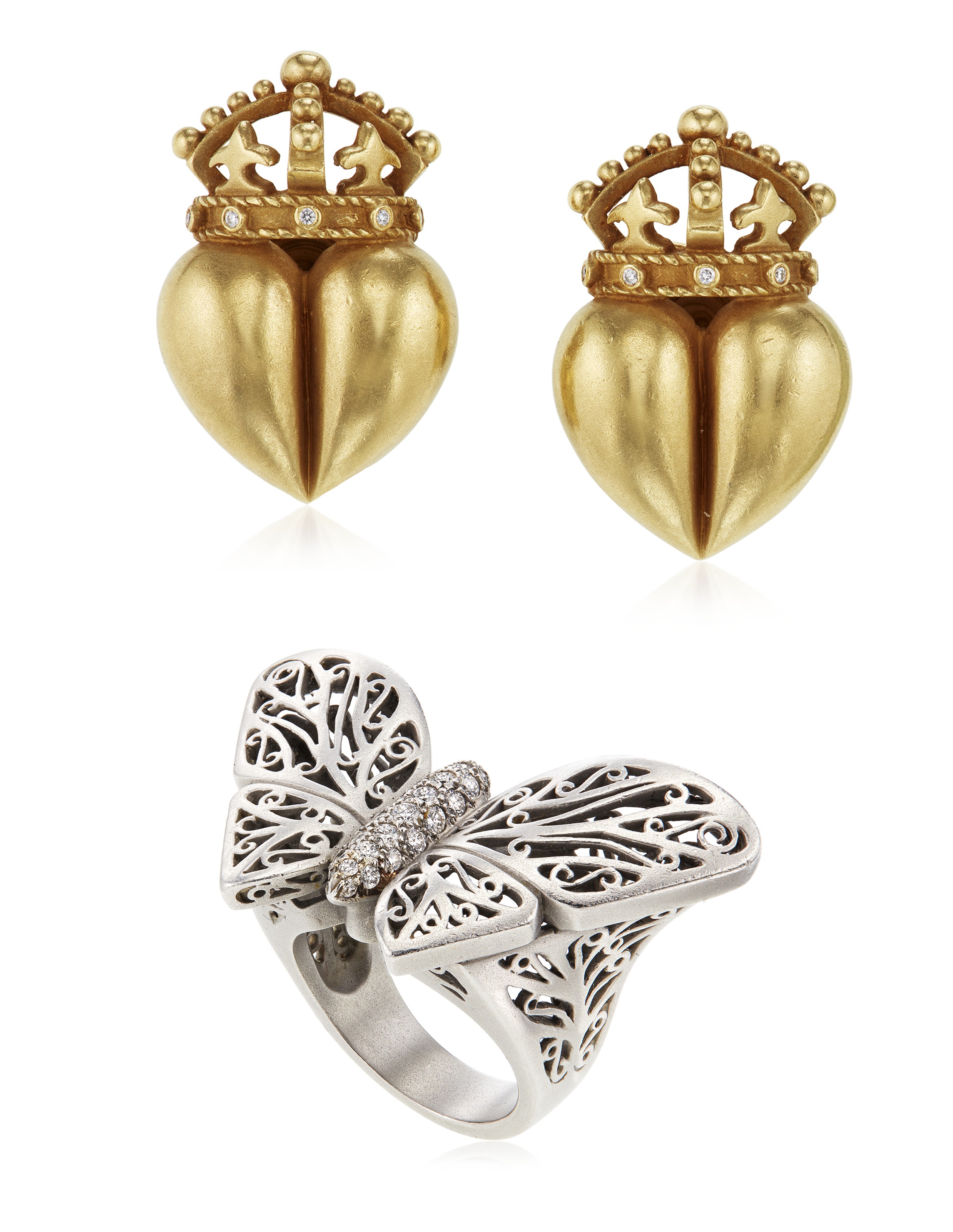 BARRY KIESELSTEIN-CORD RING AND EARRINGS, | Christie’s