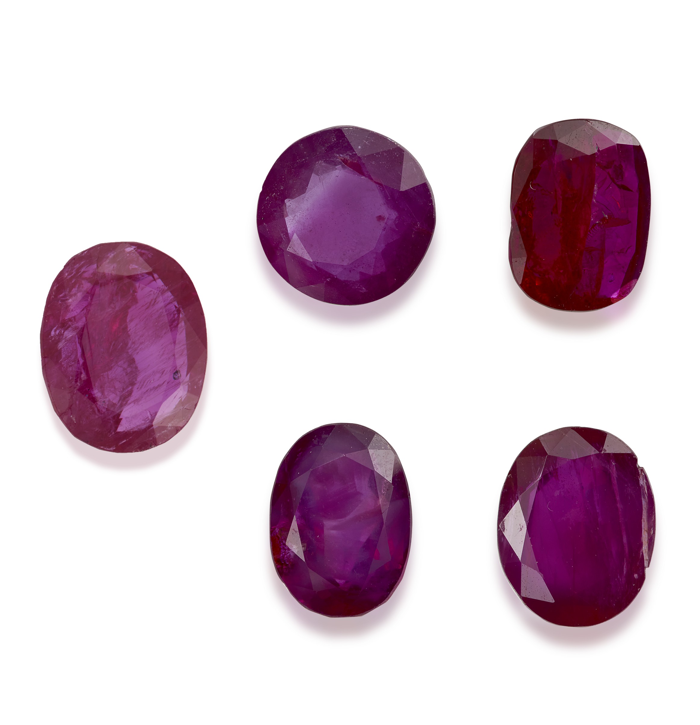 FIVE UNMOUNTED RUBIES, | Christie’s