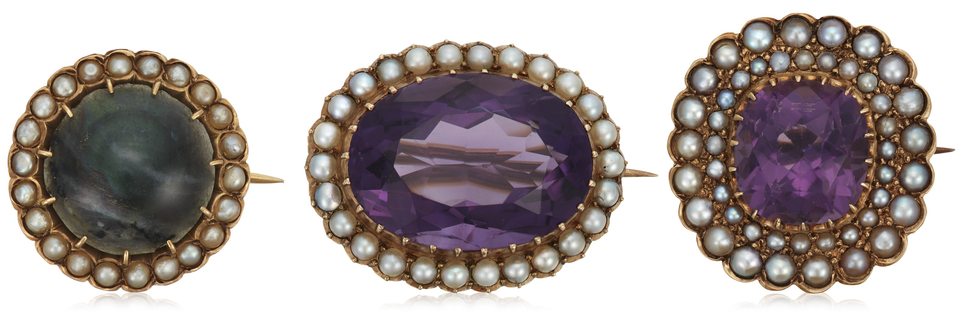 NO RESERVE | THREE MULTI-GEM BROOCHES, | Christie’s