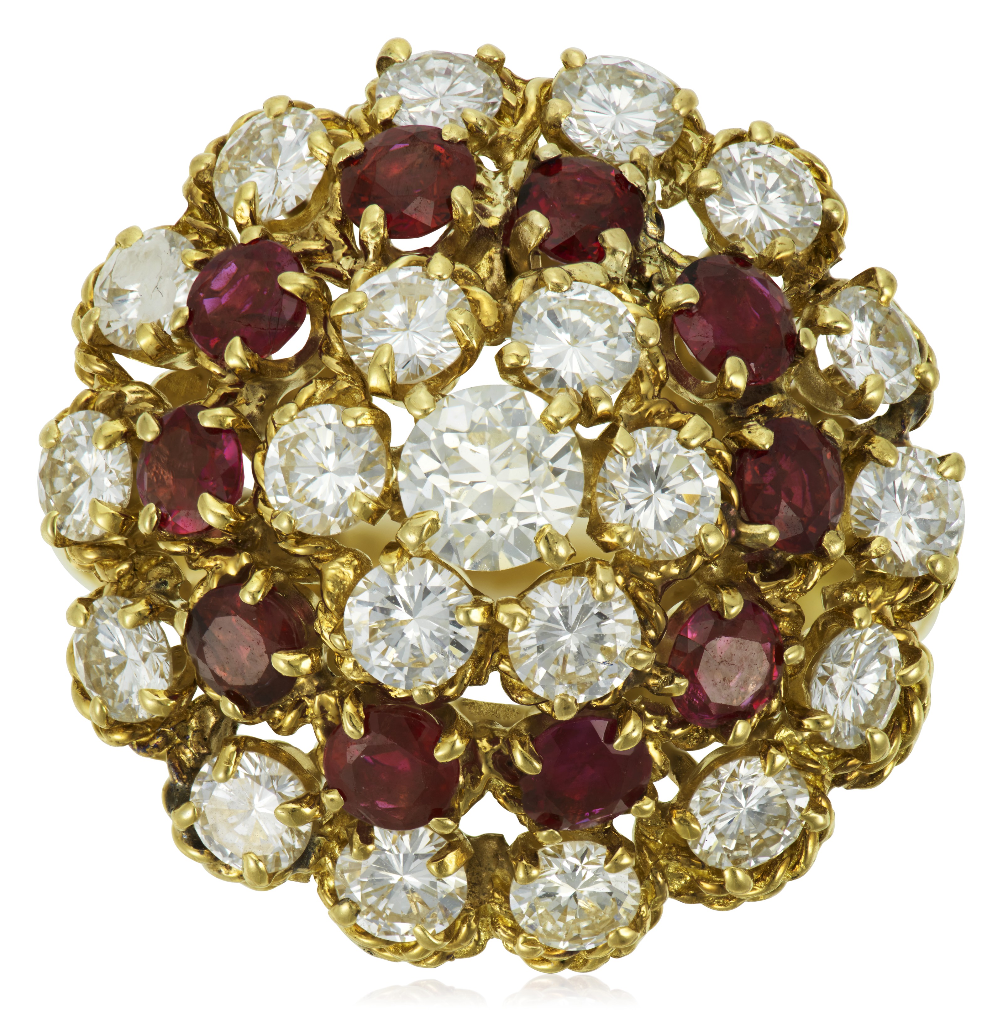 VAN CLEEF & ARPELS DIAMOND AND RUBY RING, | Christie’s