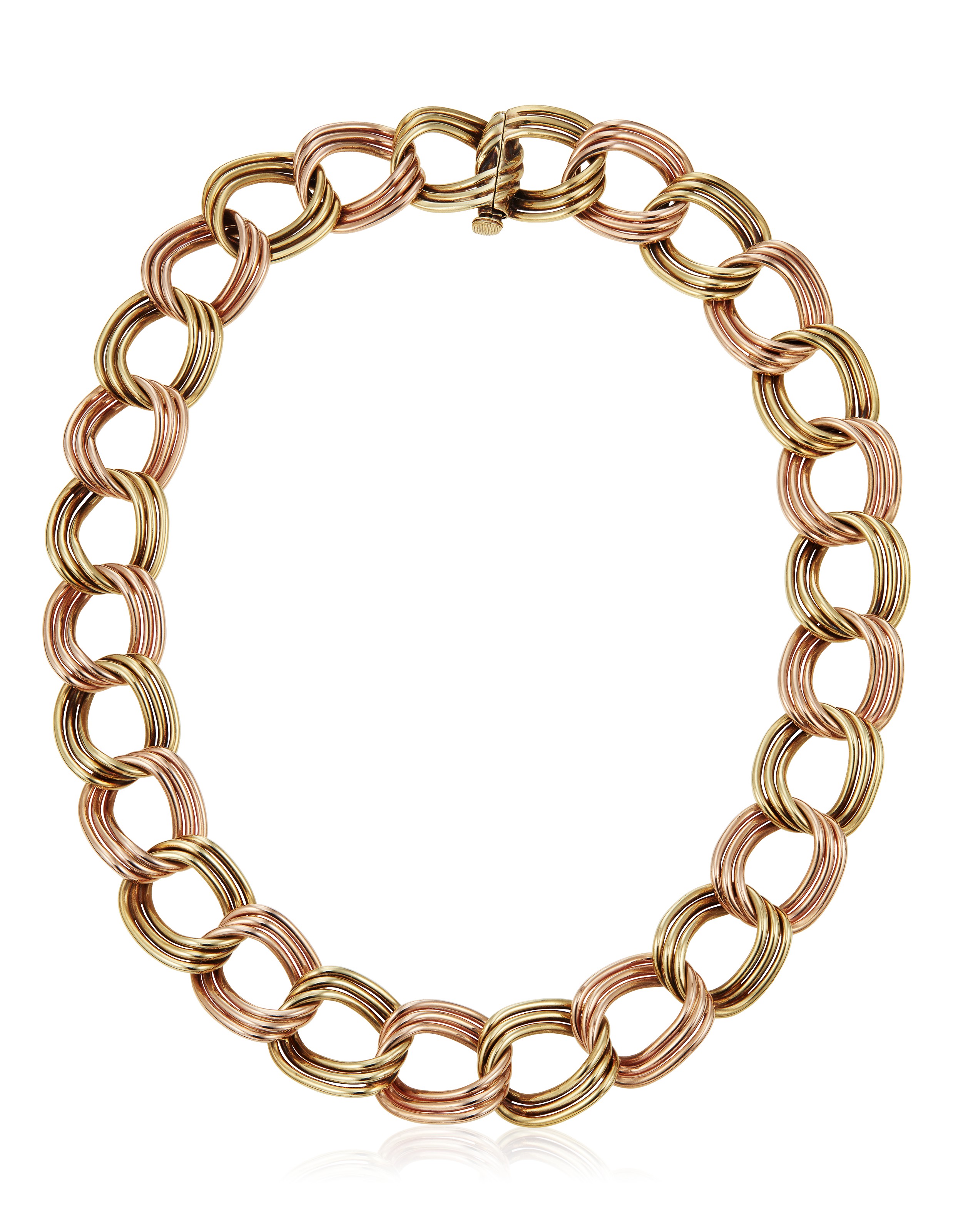 RETRO BICOLORED GOLD NECKLACE, | Christie’s