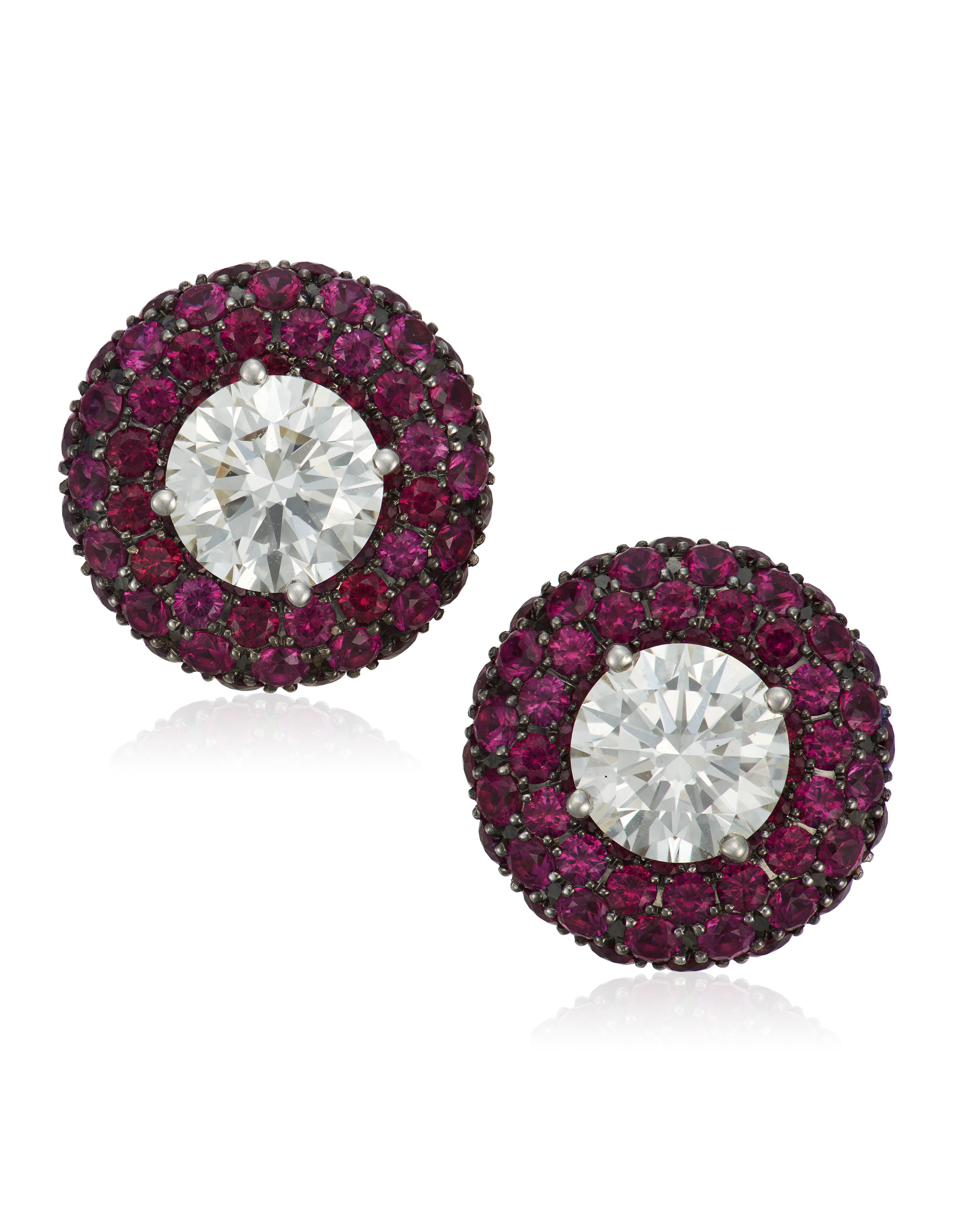 GRAFF RUBY AND DIAMOND EARRINGS, | Christie’s