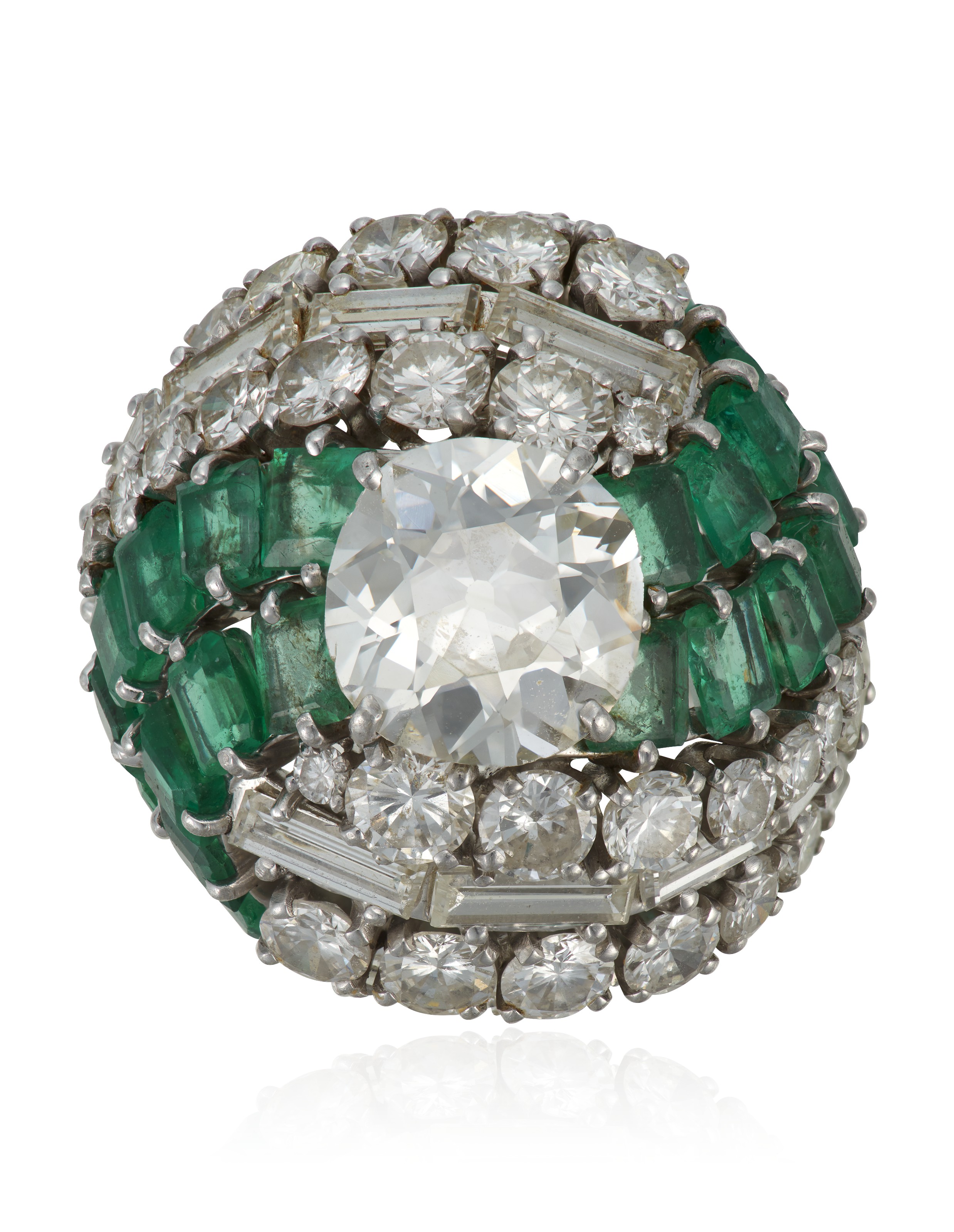 DAVID WEBB DIAMOND AND EMERALD RING, | Christie’s