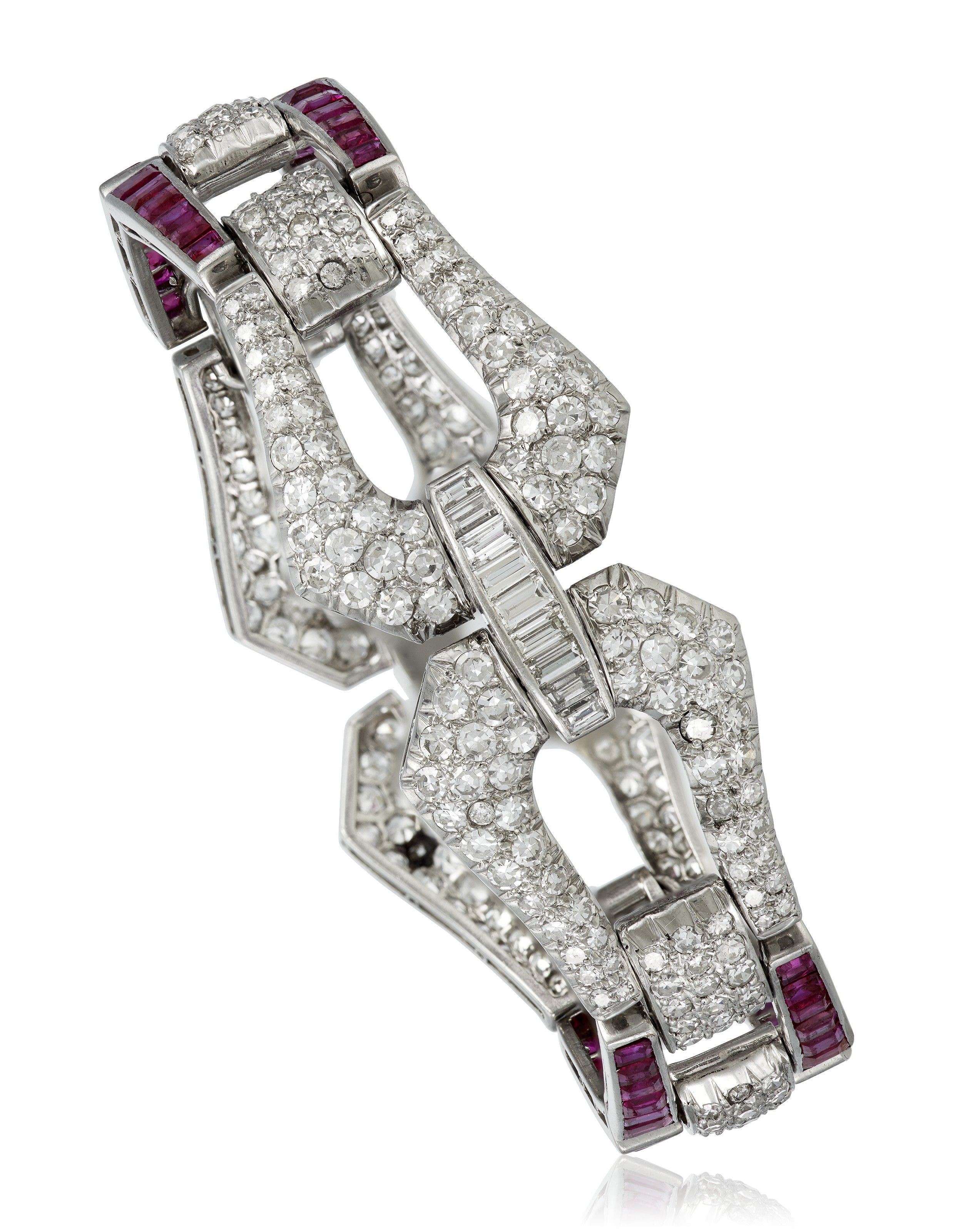WASLIKOFF & SONS RUBY AND DIAMOND BRACELET, | Christie’s