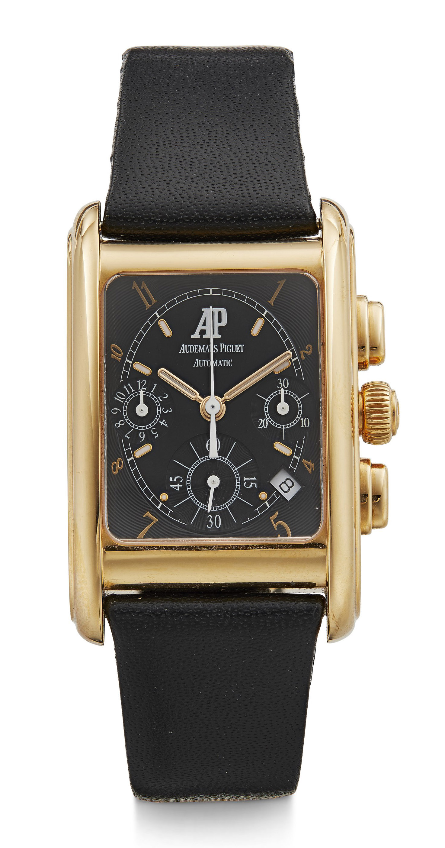 AUDEMARS PIGUET, EDWARD PIGUET CHRONOGRAPH, 18K YELLOW GOLD, REF ...