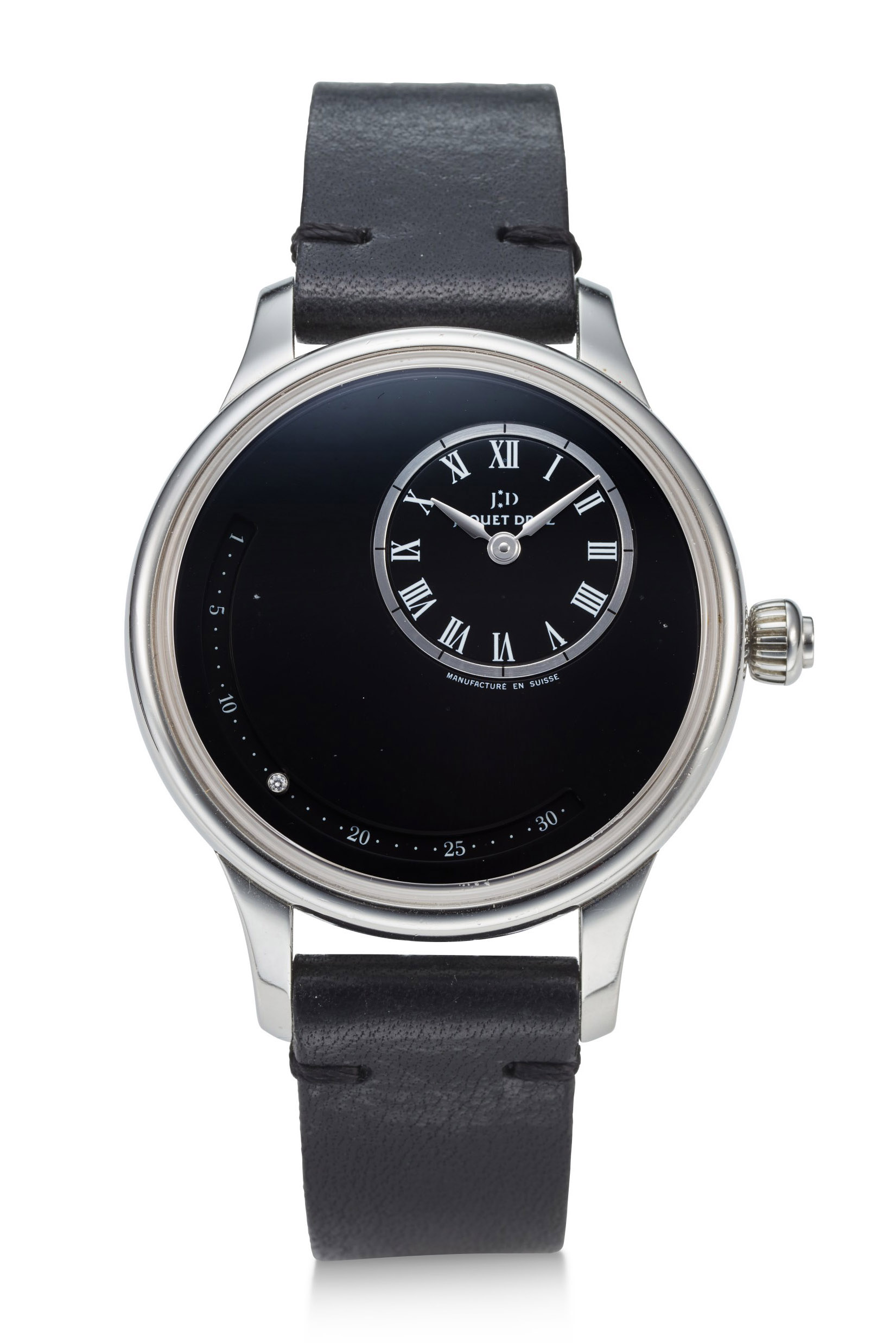 JACQUET DROZ, PETITE HEURE MINUTE DATE ASTRALE, STEEL, REF. J021010201 ...