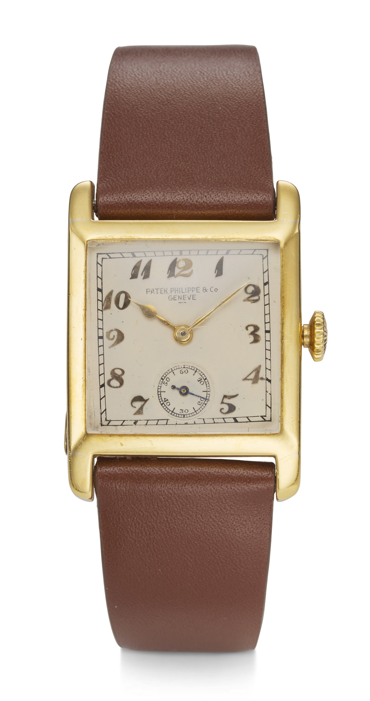 PATEK PHILIPPE, 18K YELLOW GOLD, SQUARE SHAPED, | Christie’s