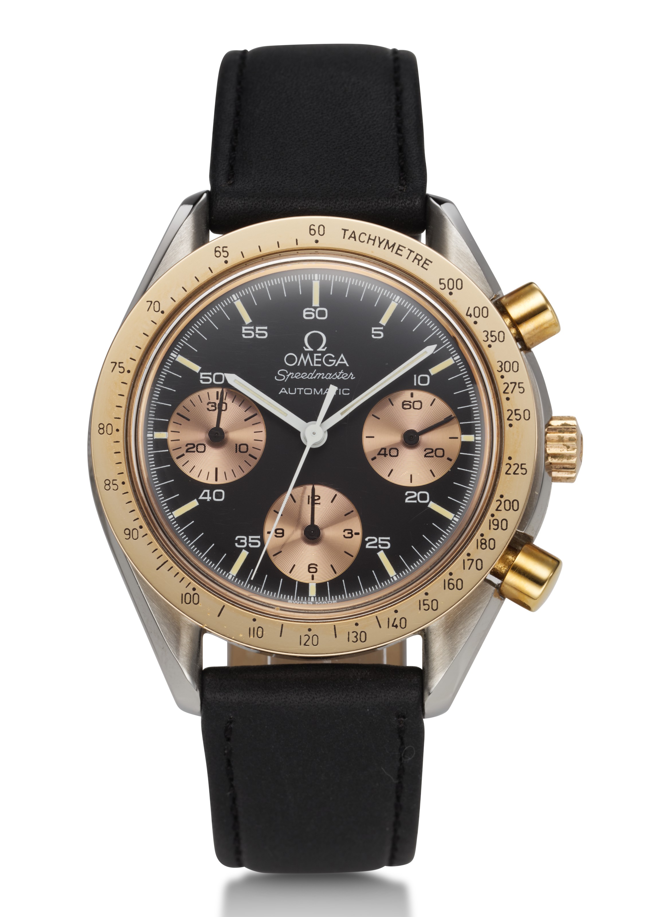 OMEGA, SPEEDMASTER, CHRONOGRAPH, 18K PINK GOLD, STEEL, REF. 175 0033 ...