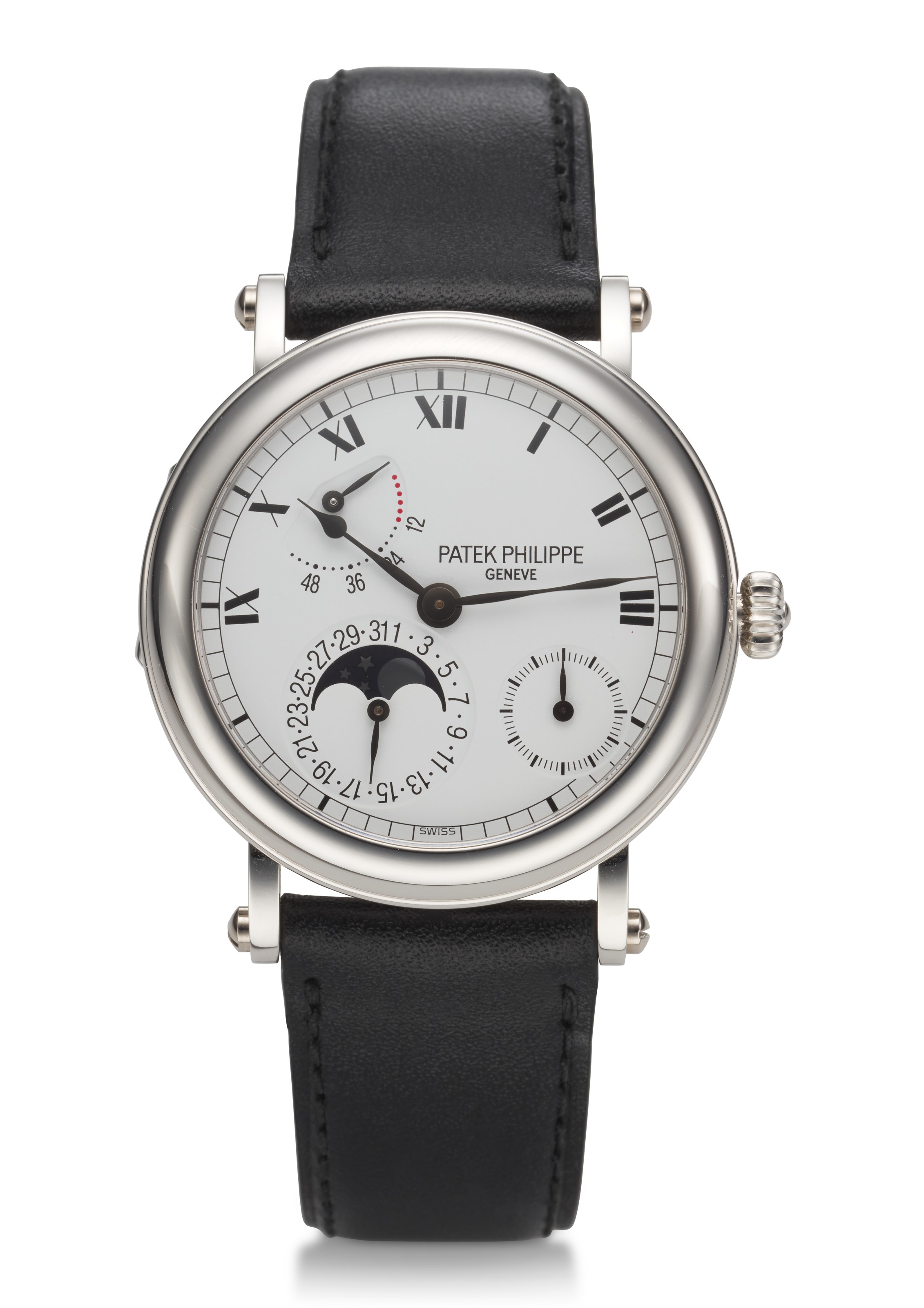 PATEK PHILIPPE, OFFICER’S CASE BACK, PLATINUM, REF. 5054, | Christie’s