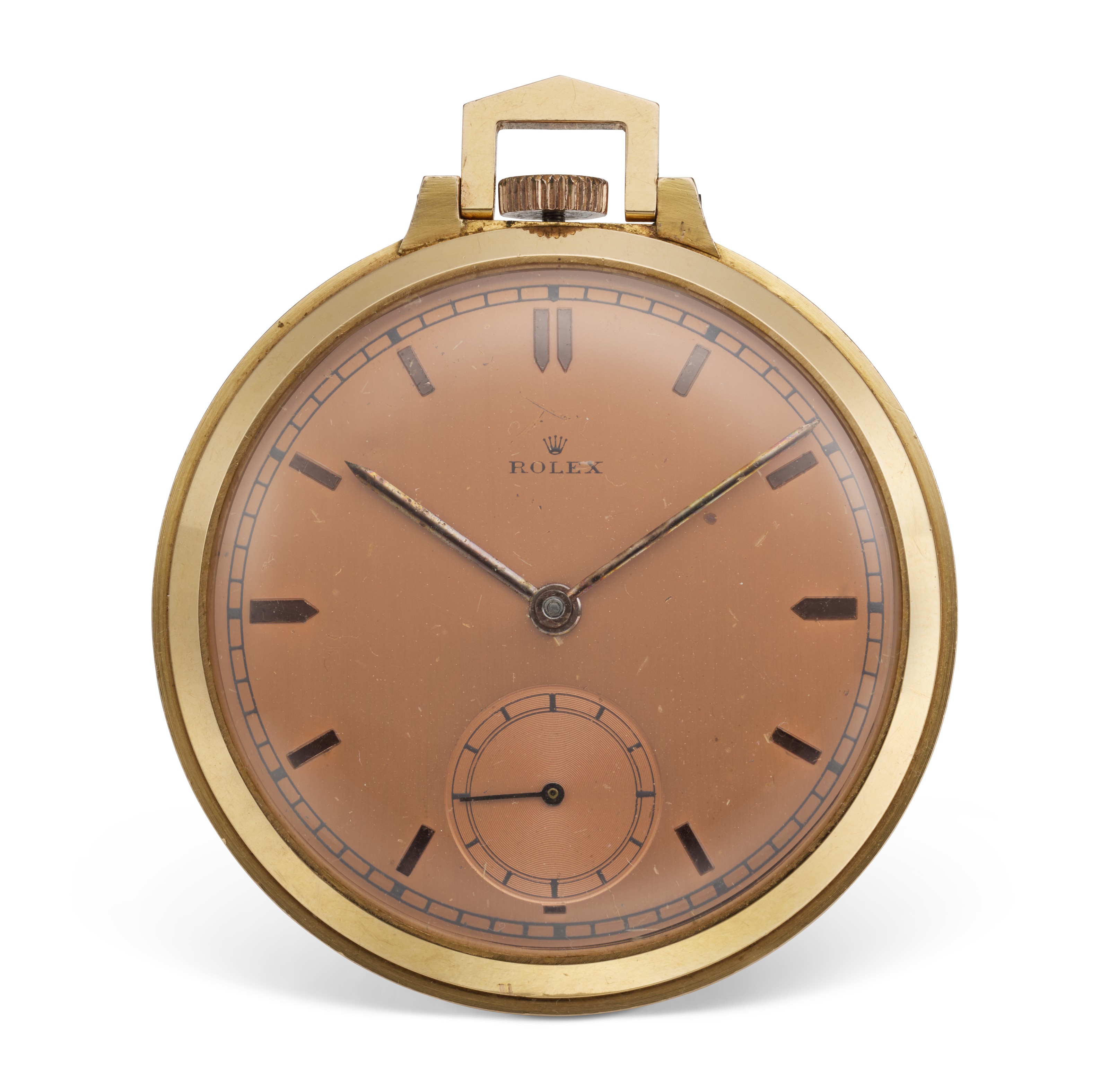 ROLEX, OPEN FACED, POCKET WATCH, 18K PINK GOLD, | Christie’s