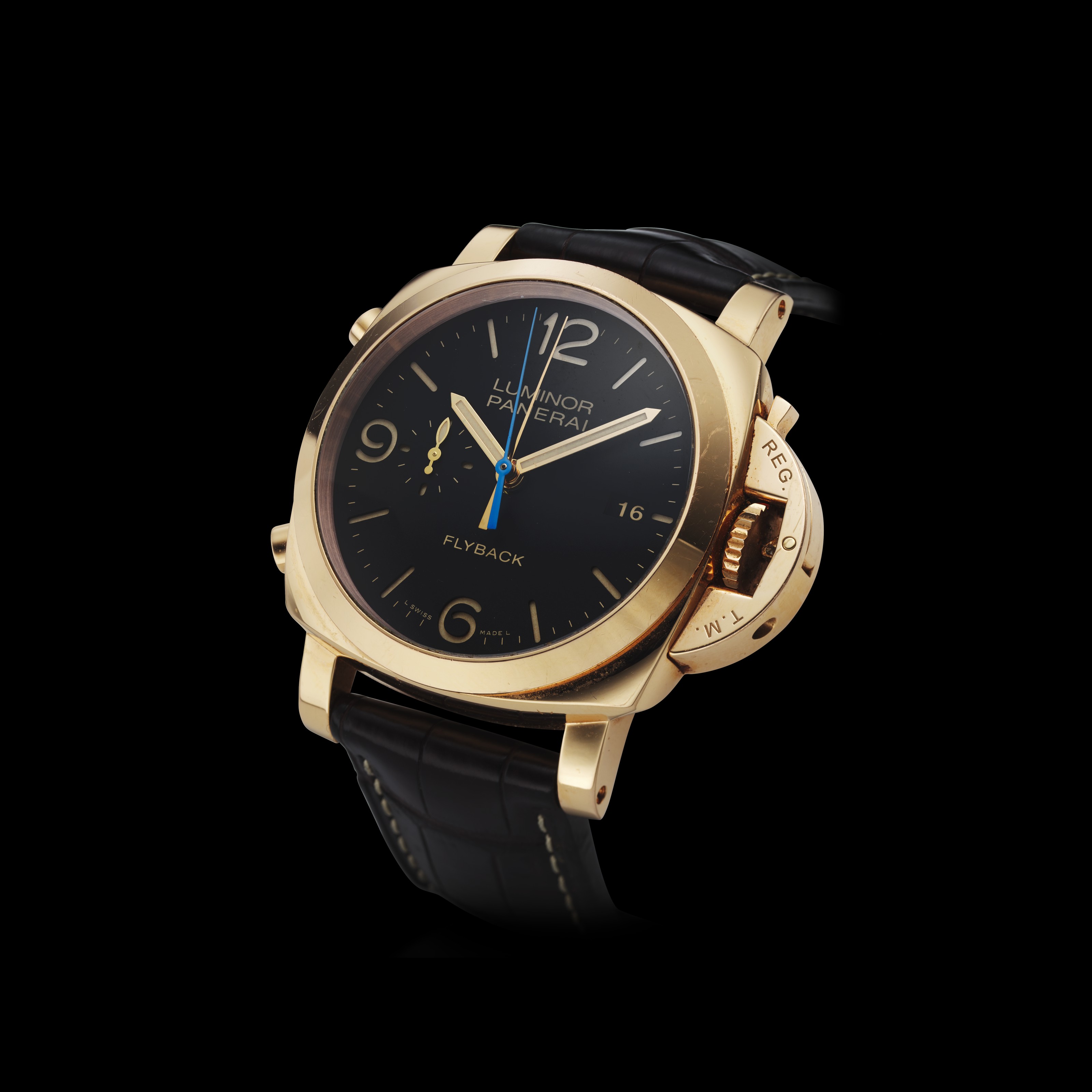 PANERAI, LUMINOR, FLYBACK CHRONOGRAPH, 18K PINK GOLD, PAM 525, | Christie’s