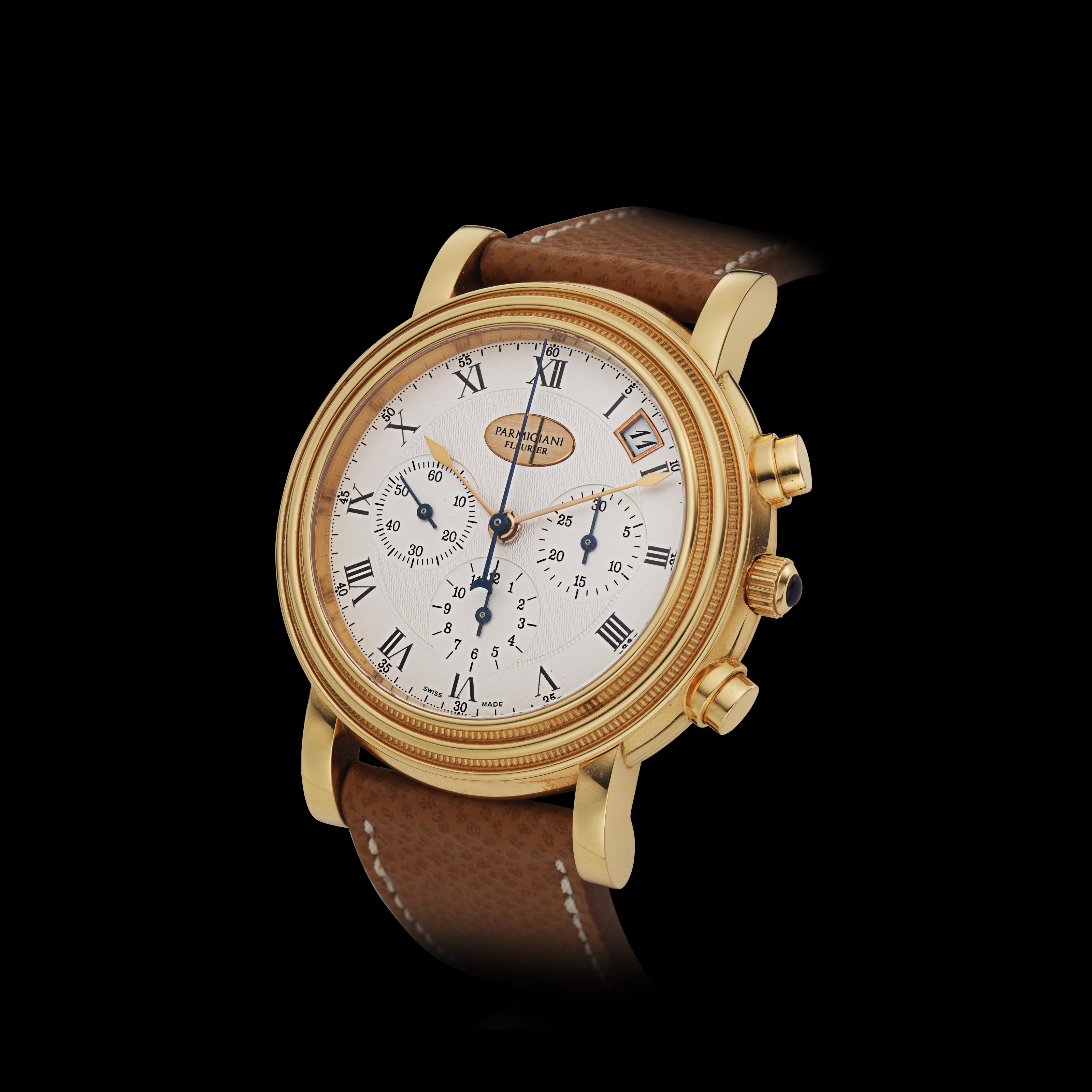PARMIGIANI FLEURIER, TORIC, CHRONOGRAPH, 18K YELLOW GOLD, REF. C00940 ...