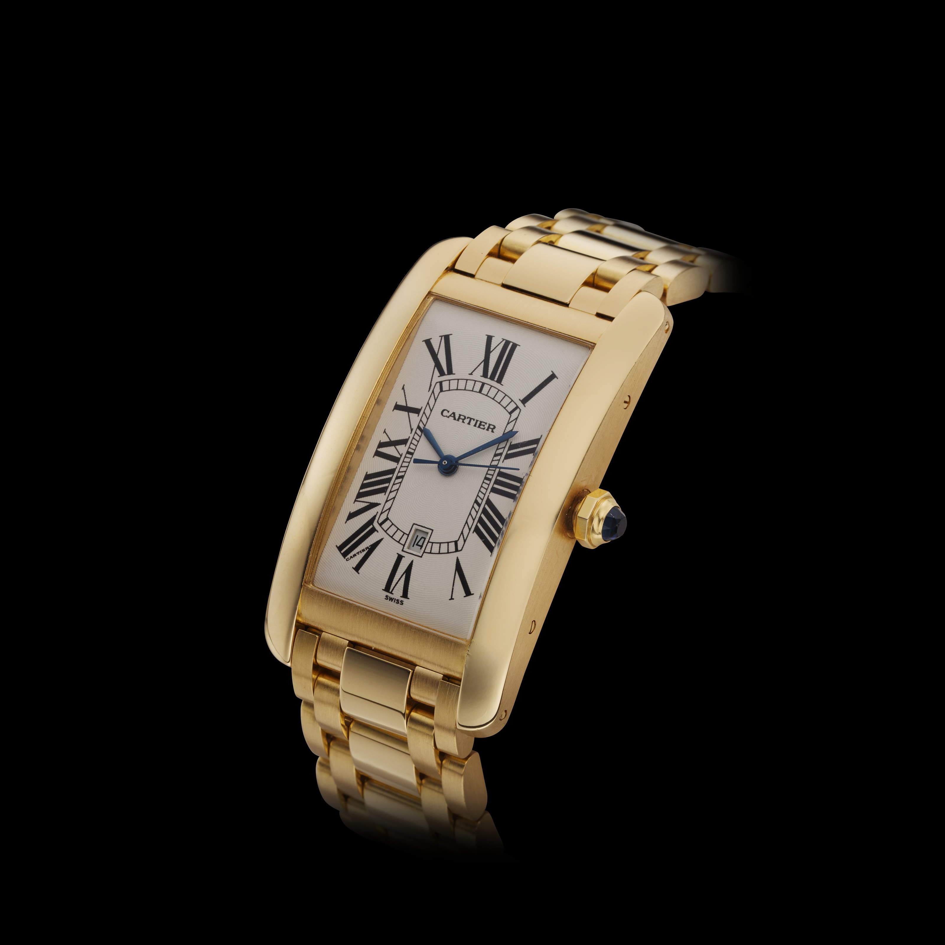 CARTIER TANK AMERICAINE, 18K YELLOW GOLD, REF. 1740, | Christie’s