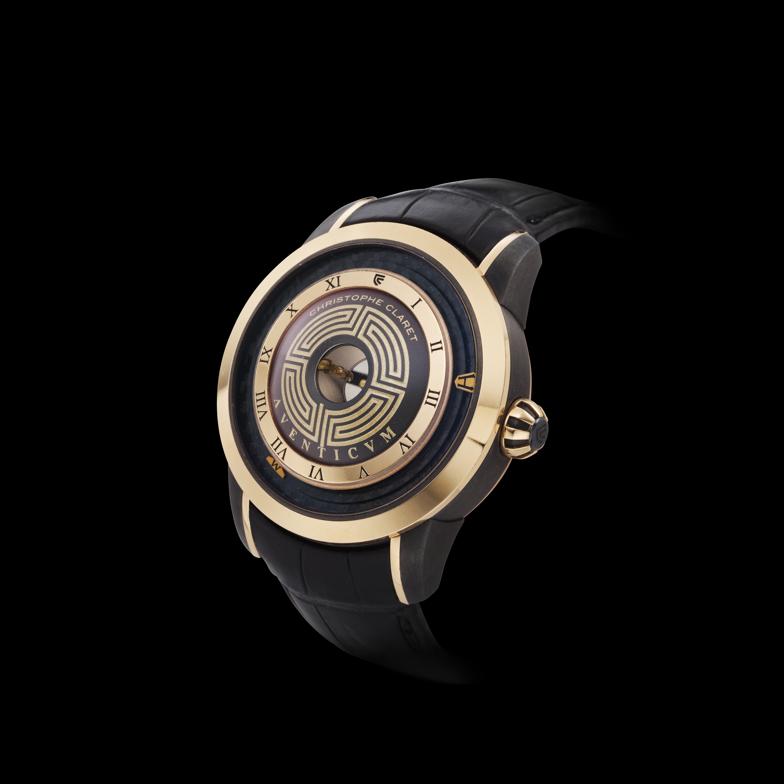CHRISTOPHE CLARET, AVENTICUM, MYSTERY HOUR AND MINUTE HANDS WITH ...