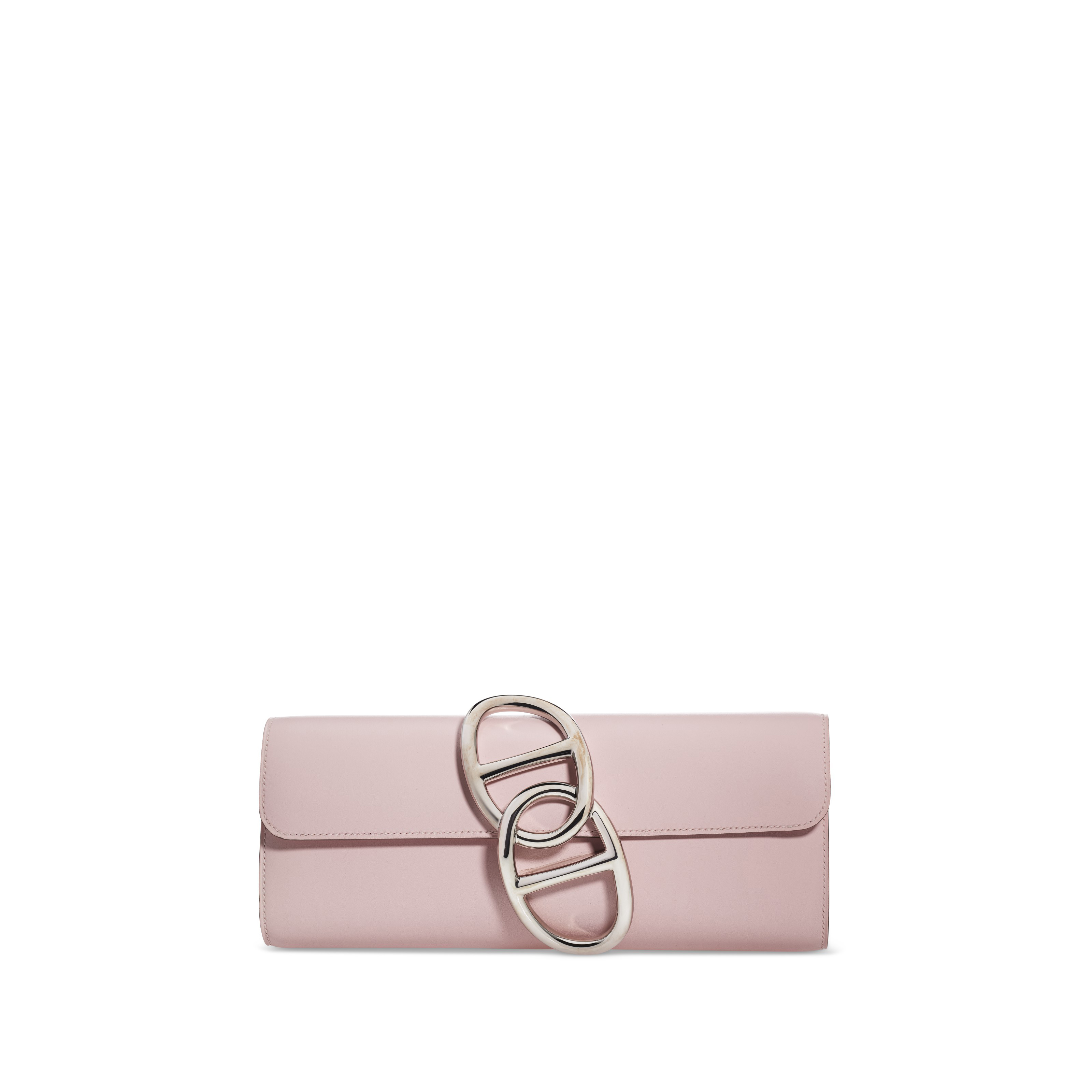 A ROSE SAKURA TADELAKT LEATHER ÉGÉE WITH PALLADIUM HARDWARE, HERMÈS ...