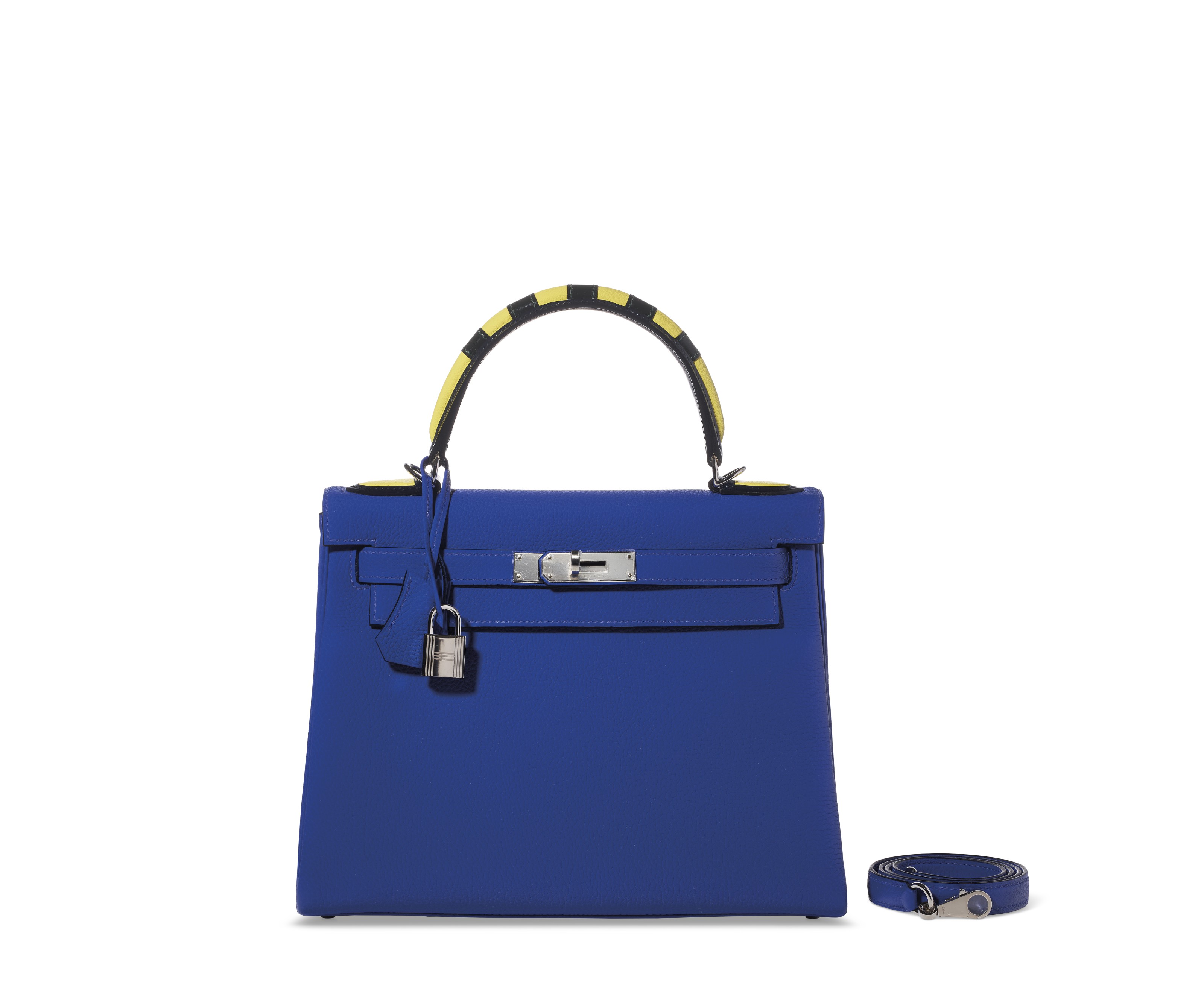 A LIMITED EDITION BLEU ÉLECTRIQUE, INDIGO, LIME & VERT FONCÉ TOGO, CALF ...