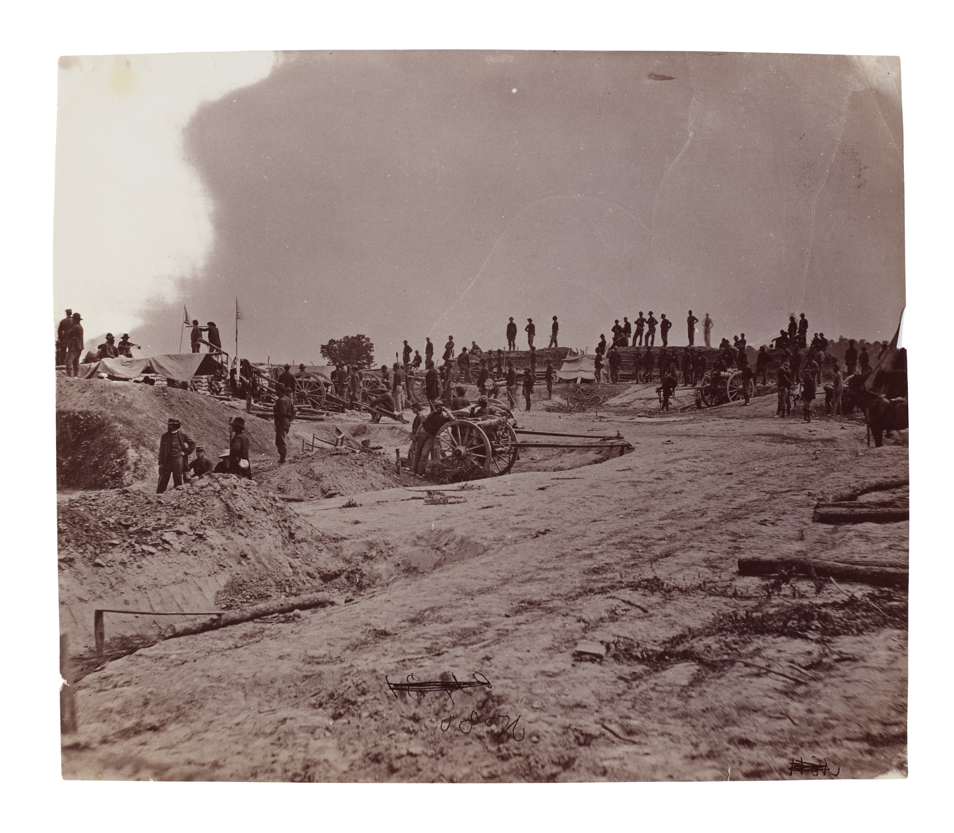 attributed to TIMOTHY H. O'SULLIVAN (1840-1882), Outer Line of ...