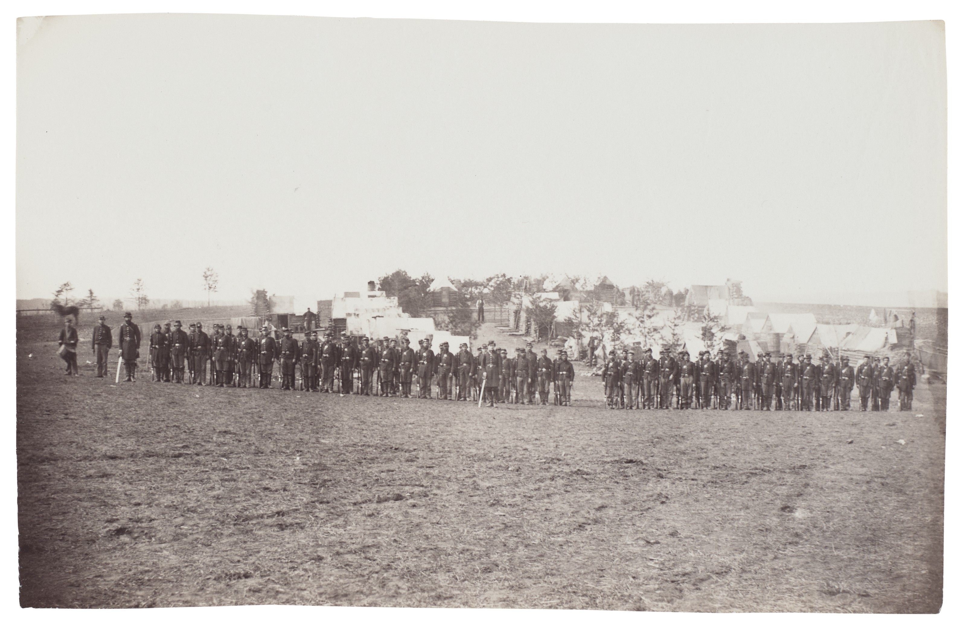 formerly attributed to MATHEW B. BRADY (1823?-1896), [Maneuvers at ...