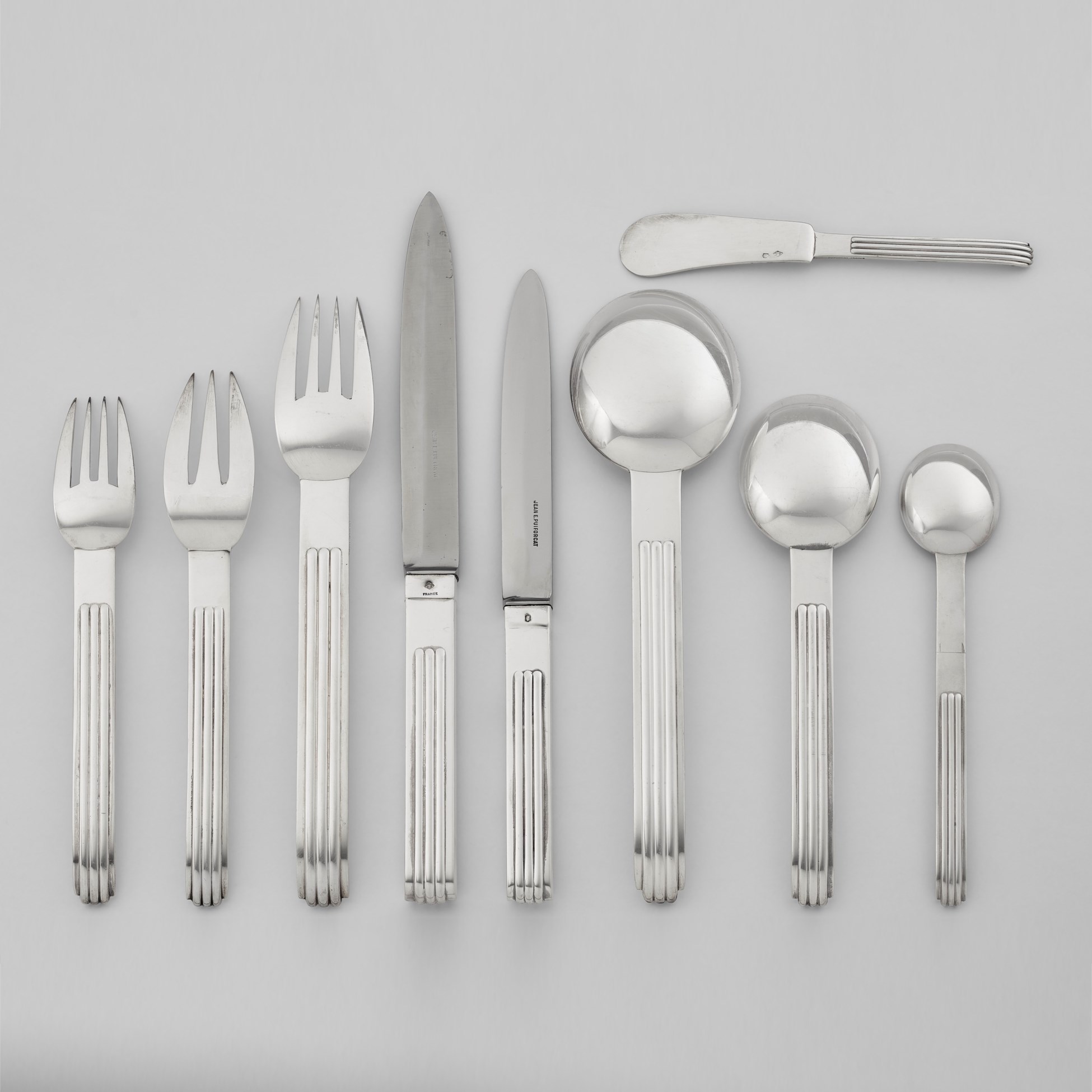 JEAN-ELYSÉE PUIFORCAT (1897-1945), 'Deauville' flatware service, circa 1937 | Christie's
