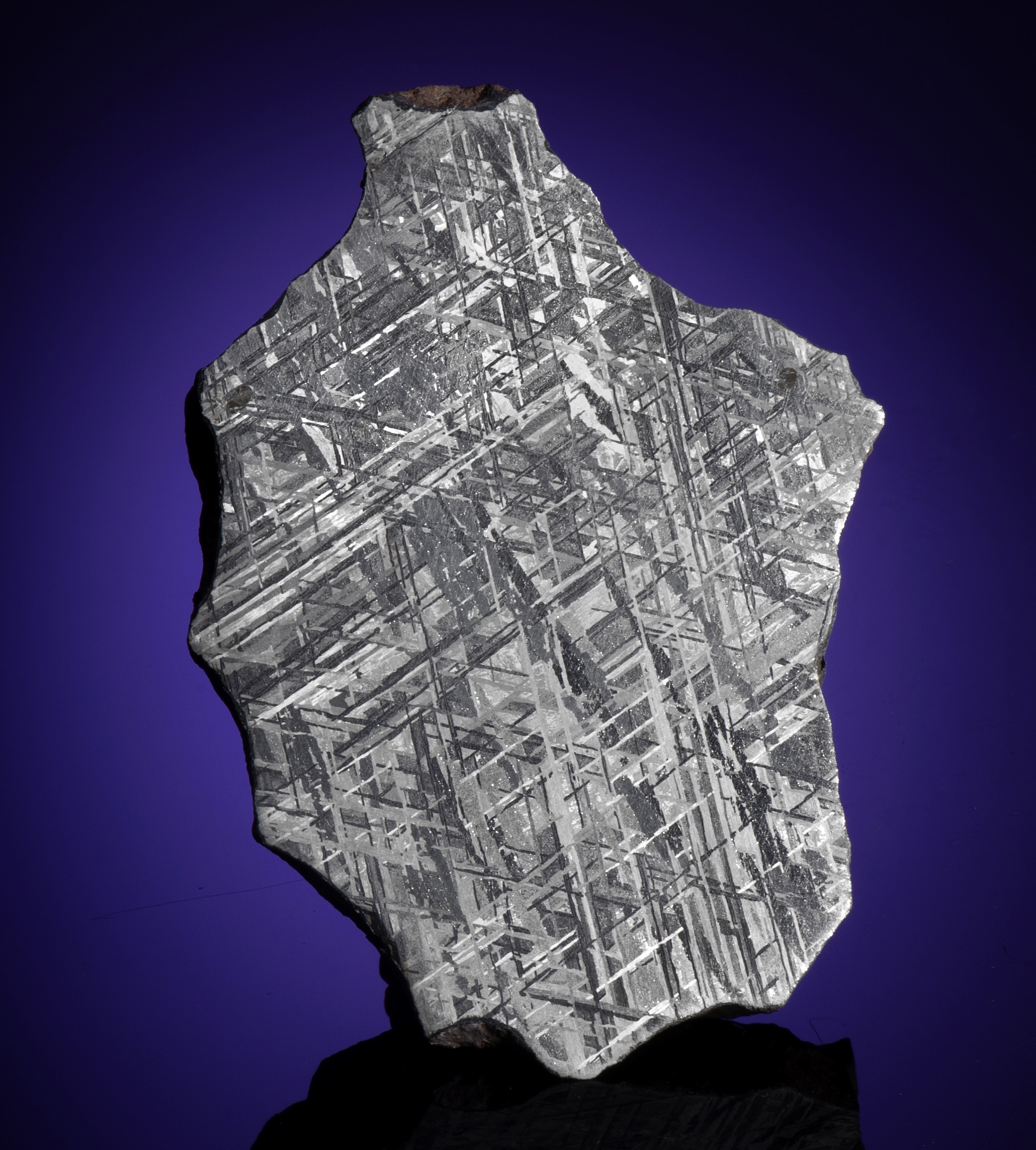 GIBEON METEORITE — END PIECE, Iron, fine octahedrite Gibeon, Great Nama ...