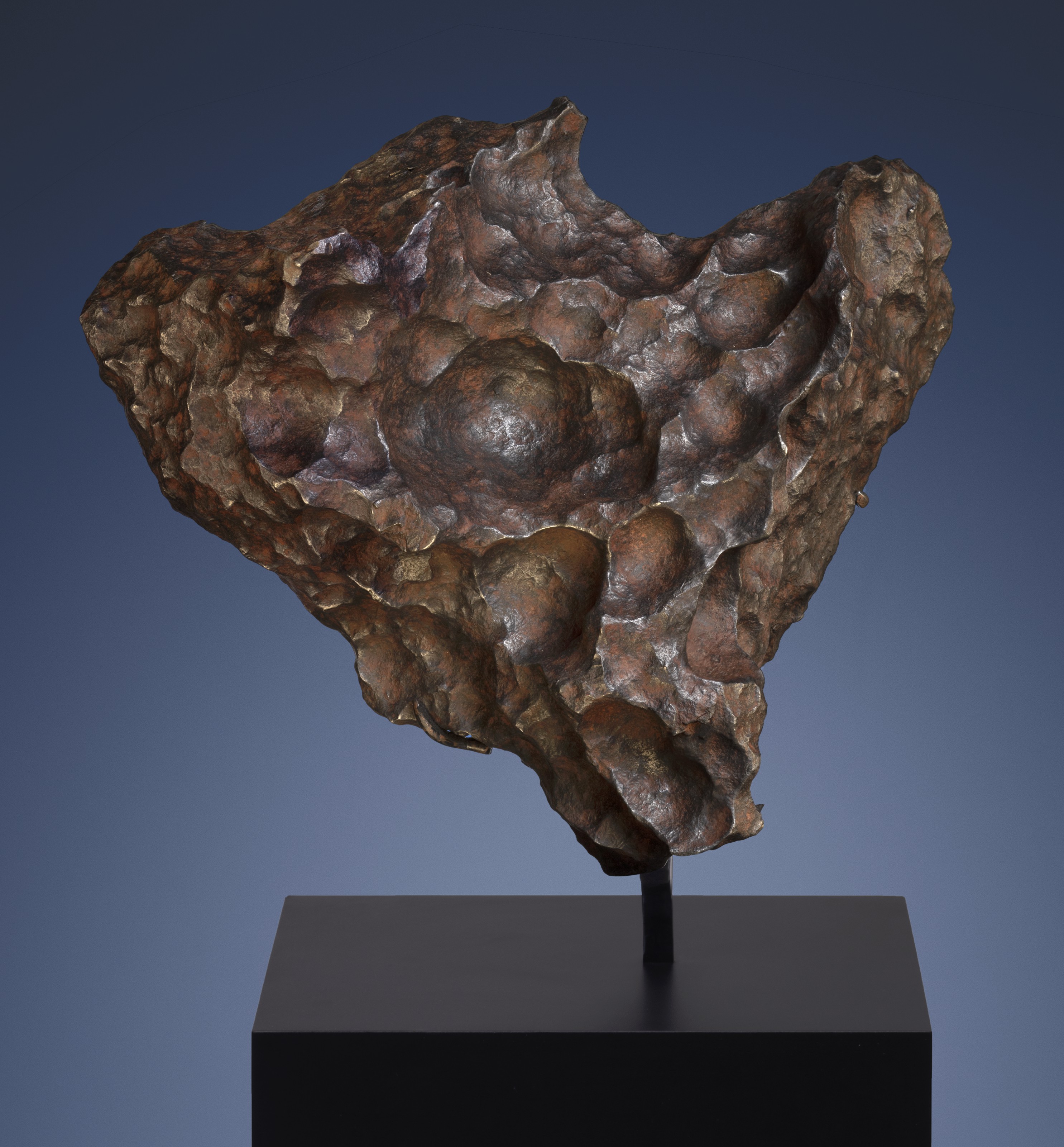 GIBEON METEORITE — NATURAL SCULPTURE FROM OUTER SPACE, IVA Iron, fine ...