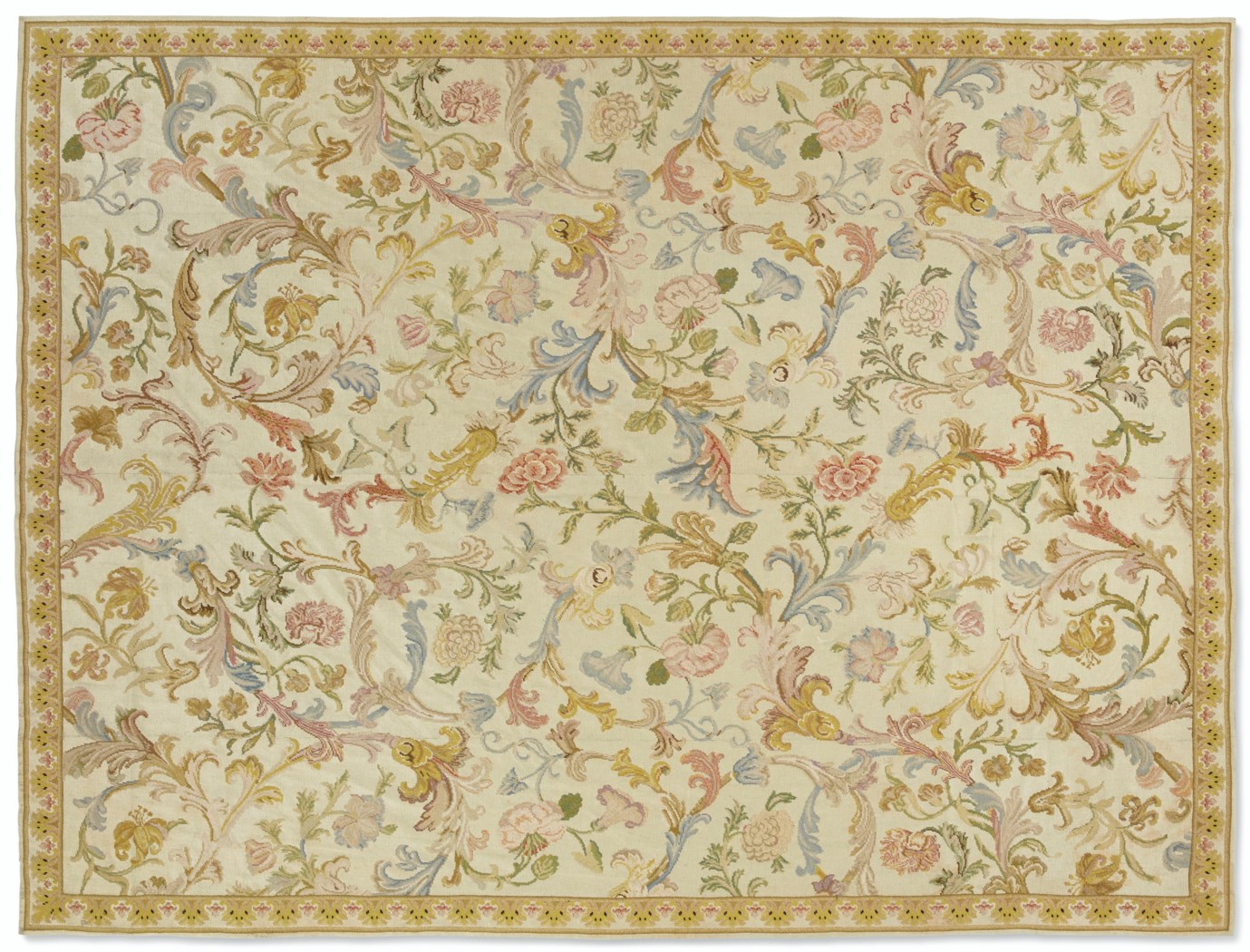 A NEEDLEWORK CARPET, PROBABLY ENGLISH, CIRCA 1900 | Christie's
