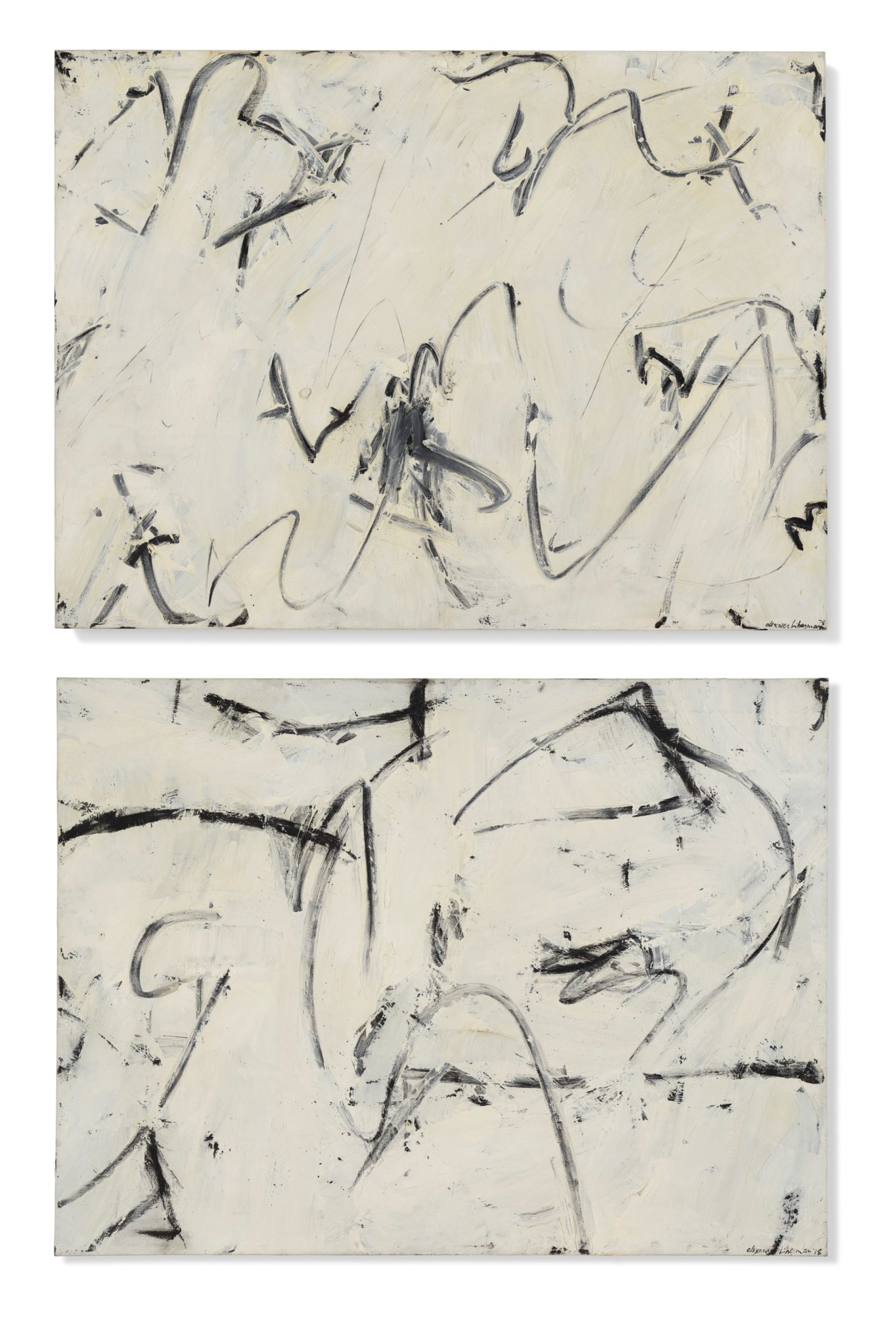 ALEXANDER LIBERMAN (AMERICAN/RUSSIAN, 1912-1999), ERG XXIII and ERG ...