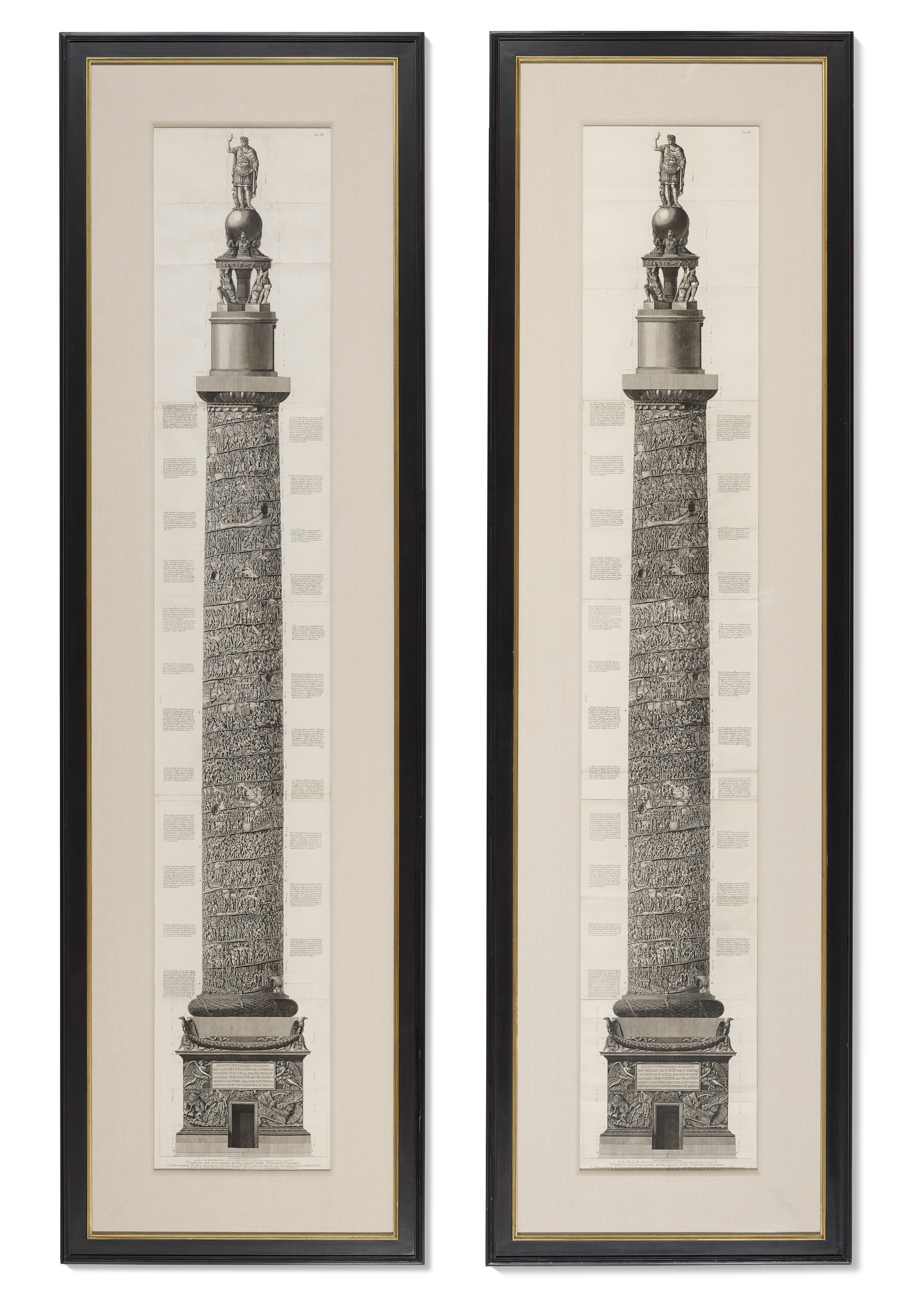 GIOVANNI BATTISTA PIRANESI (ITALIAN, 1720–1778), COLONNA DI TRAJANO ...