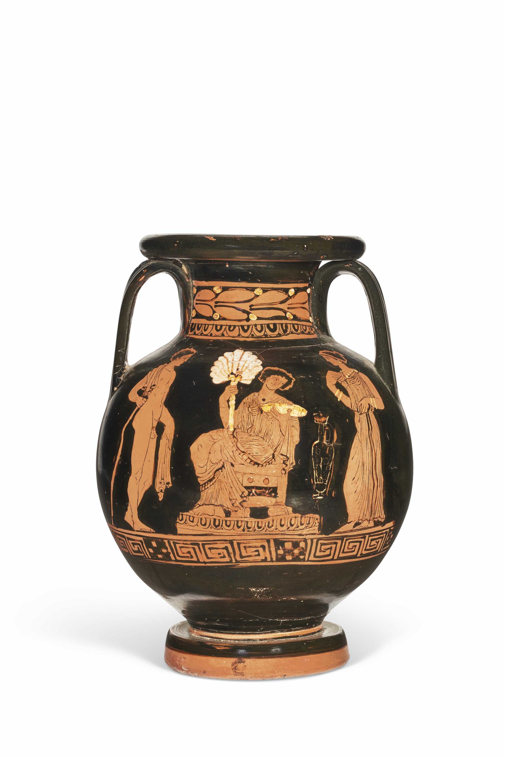 AN ATTIC BLACK-FIGURED LEKYTHOS, ATTRIBUTED TO THE CLASS OF ATHENS 581 ...