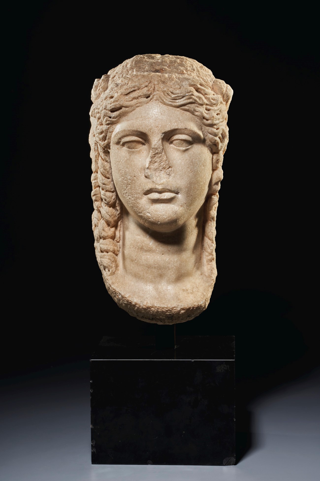 A ROMAN MARBLE HEAD OF ISIS, CIRCA 1ST-2ND CENTURY A.D. | Christie's