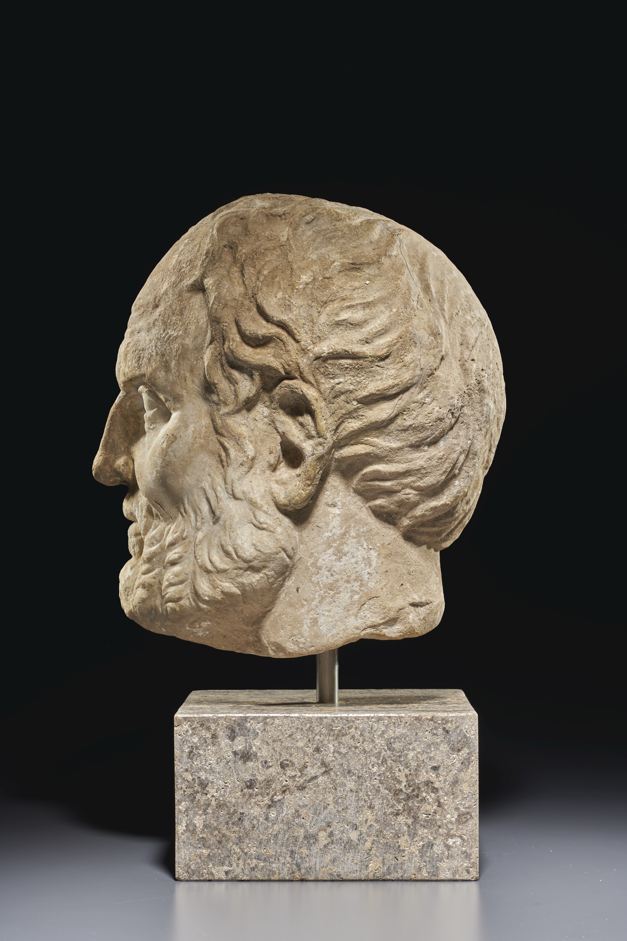 aristotle statue head