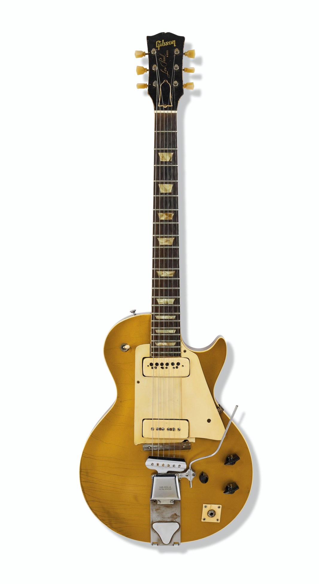 A SOLID-BODY ELECTRIC GUITAR, KNOWN AS NUMBER ONE LES PAUL MODEL ARTIST ...