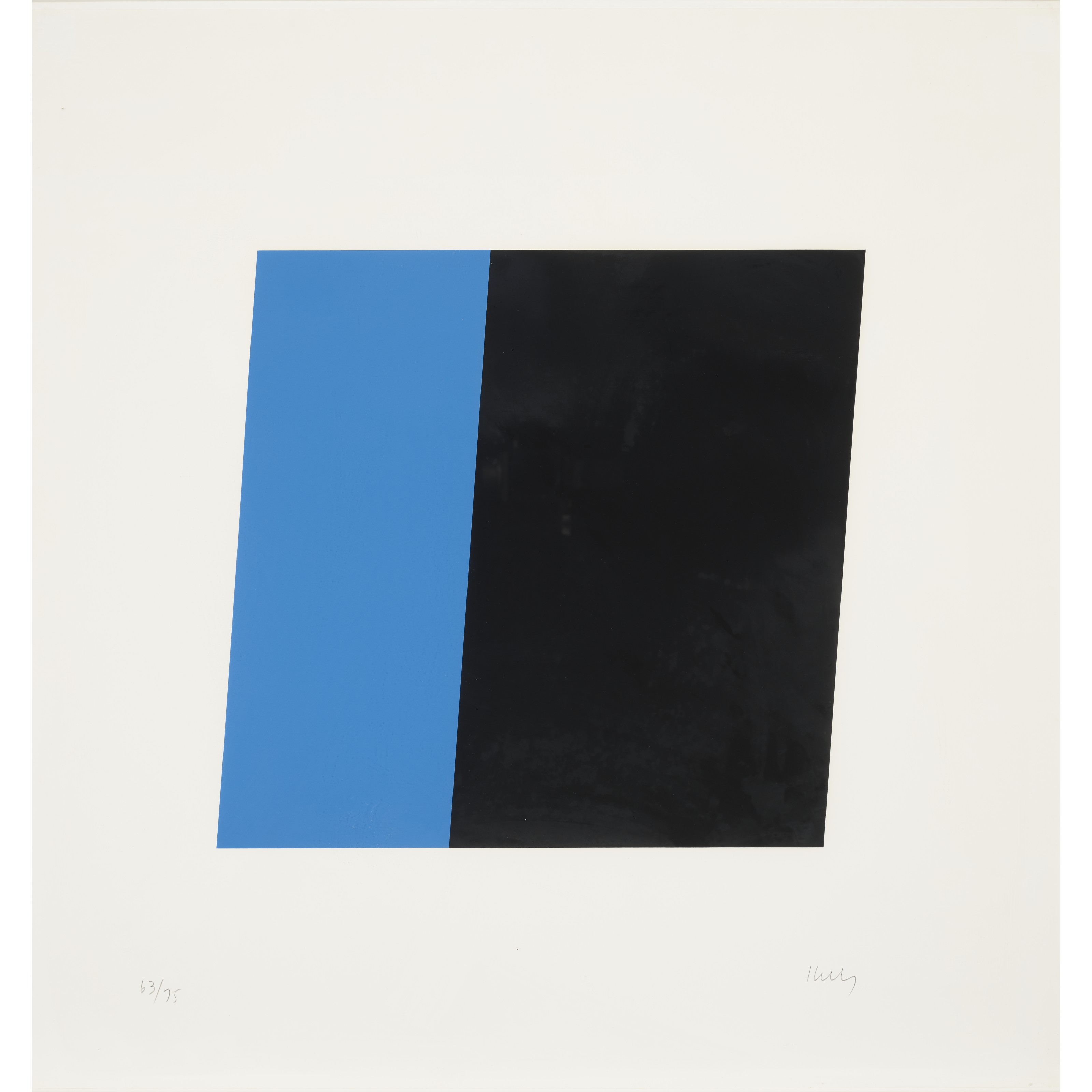 ELLSWORTH KELLY (1923-2015), Blue Black | Christie’s
