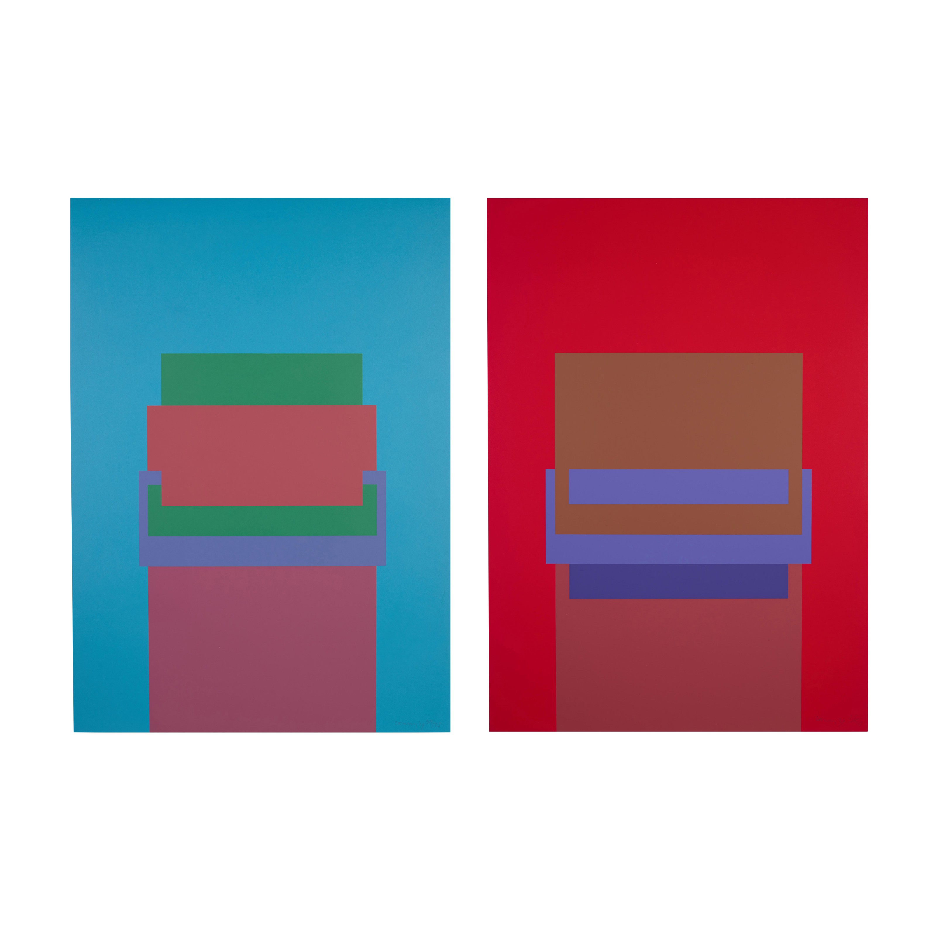 ROBYN DENNY (1930-2014), Two Screenprints (RDe 1 & 2) | Christie’s