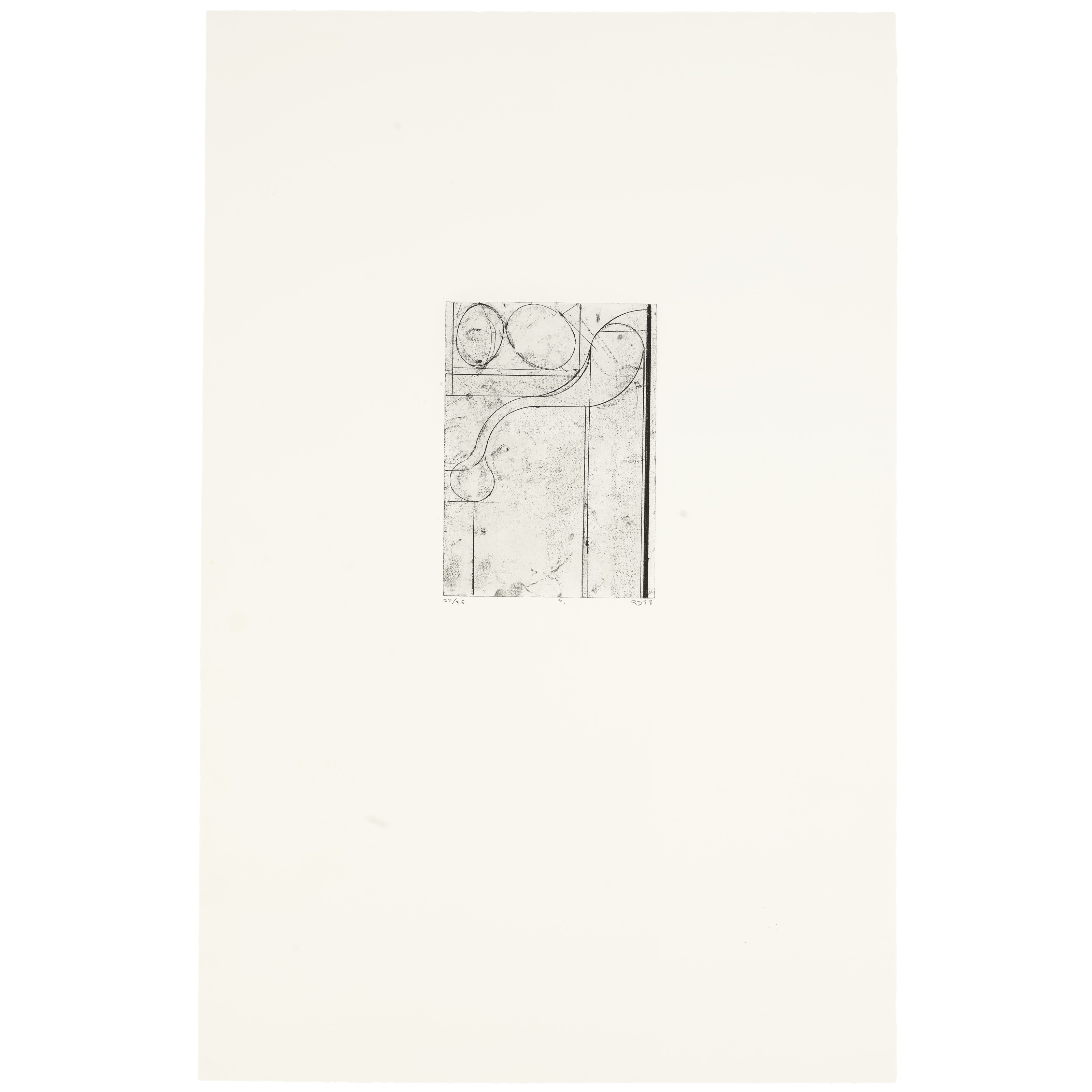 RICHARD DIEBENKORN (1922-1993), #1, from Six Soft Ground Etchings ...