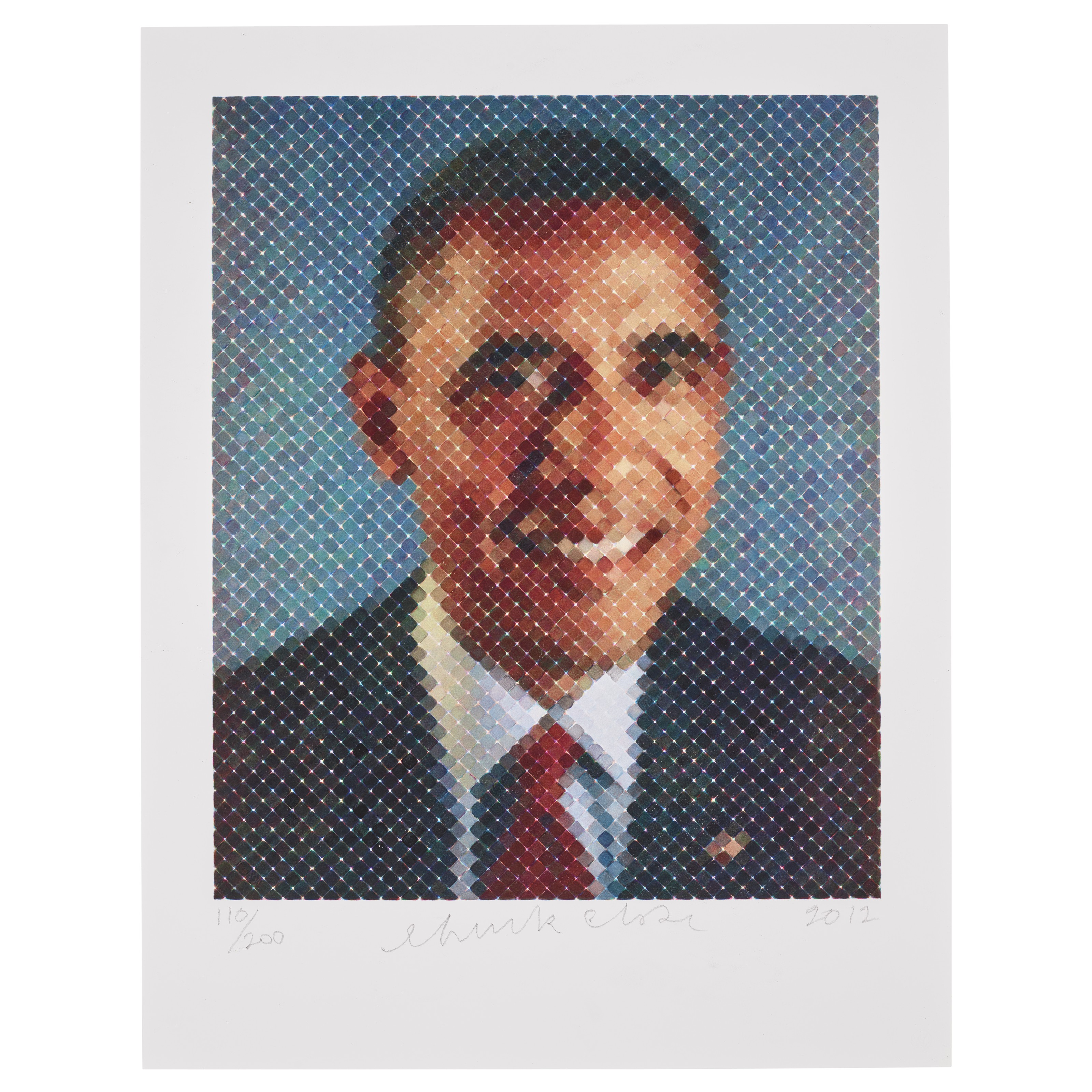CHUCK CLOSE (B. 1940), Obama III | Christie’s