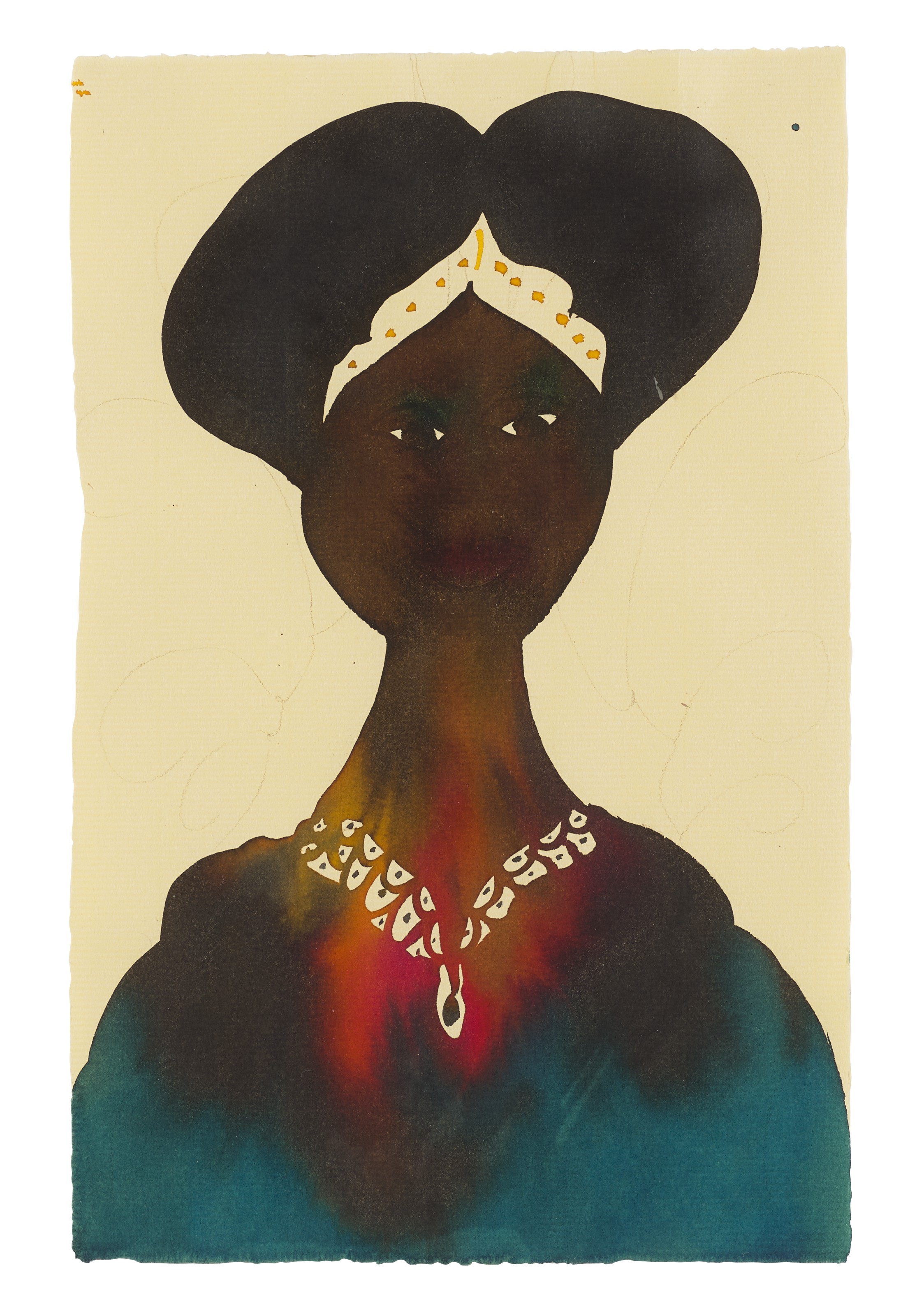 CHRIS OFILI (b. 1968), Untitled (Woman) | Christie’s