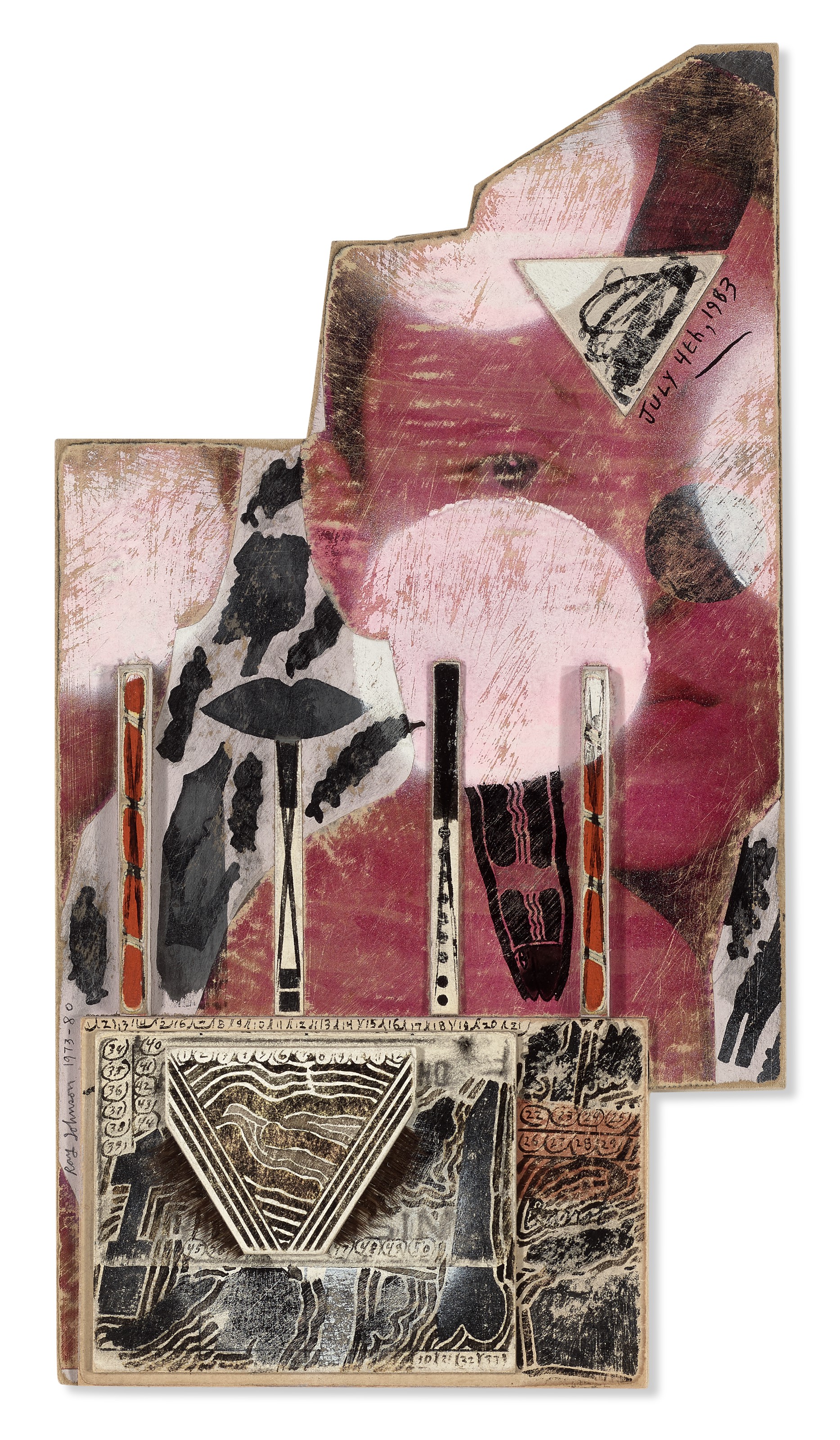 RAY JOHNSON (1927-1995), Untitled (Pink Model) | Christie’s
