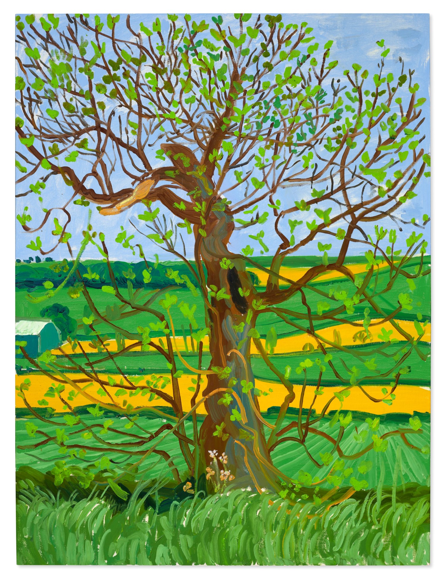 DAVID HOCKNEY (B. 1937), Woldgate Tree, May | Christie's